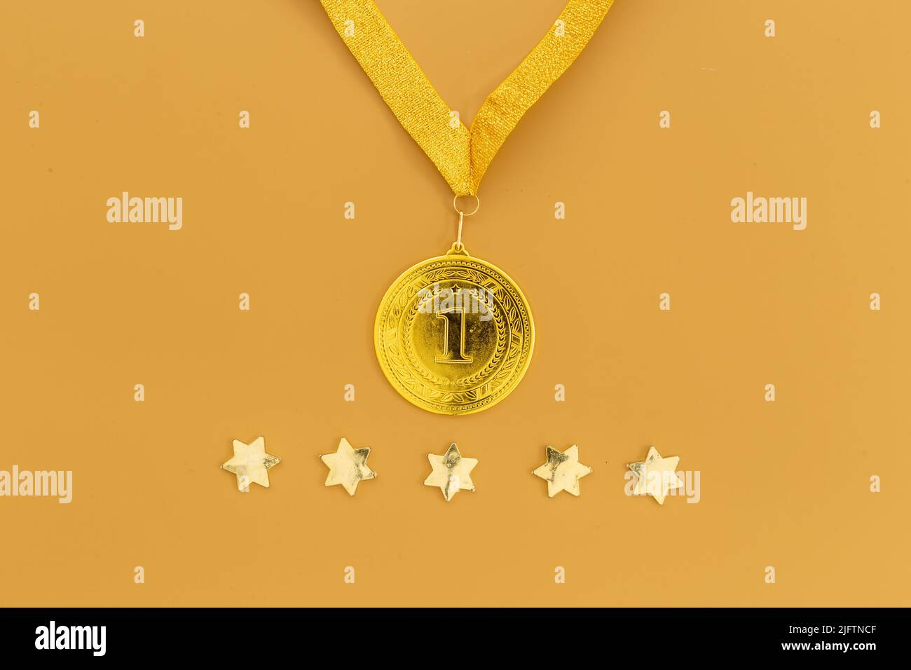 Victory background. Gold medal first place of competition Stock Photo ...