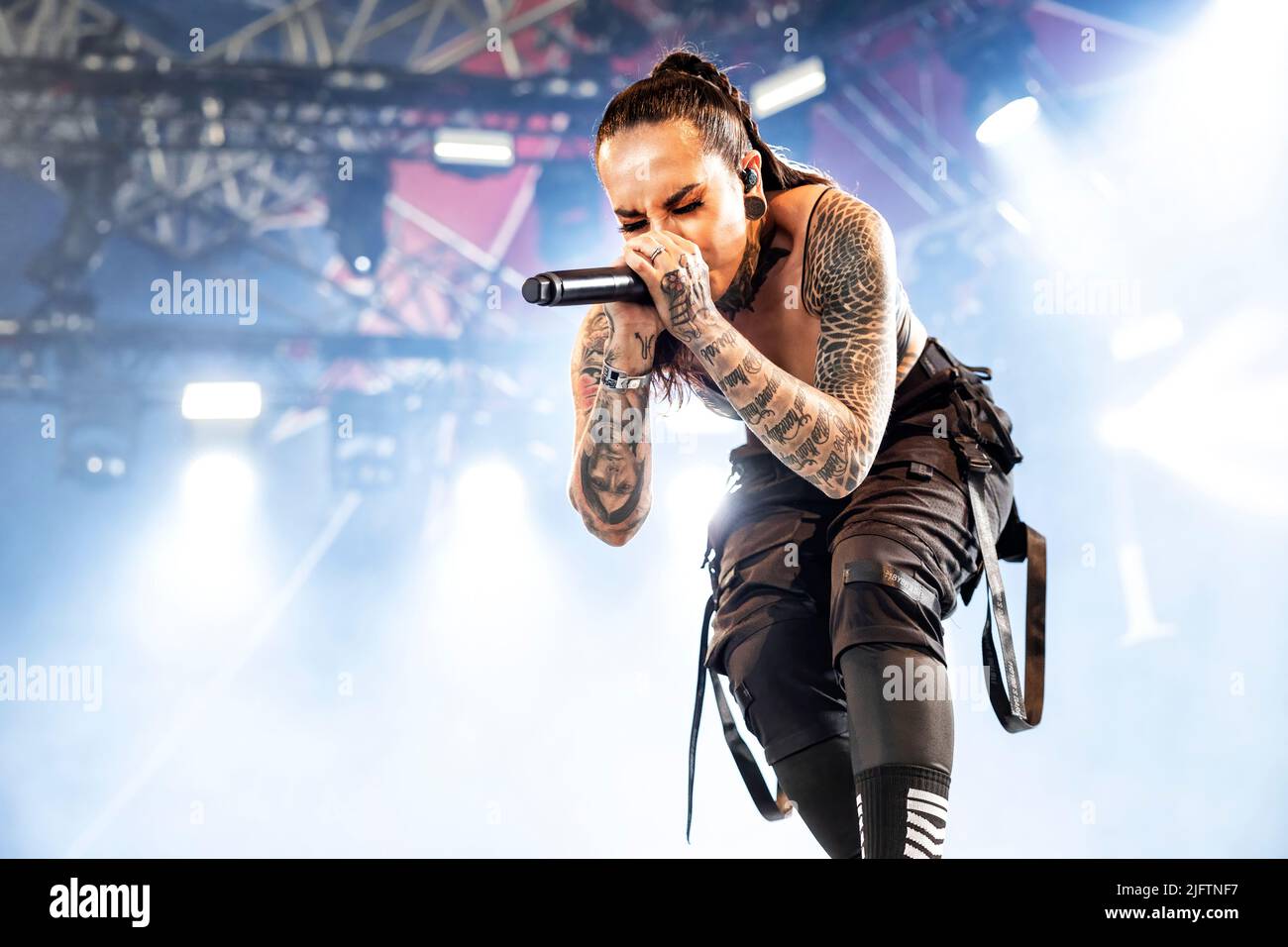 Oslo, Norway. 24th, June 2022. The Ukrainian heavy metal band Jinjer ...