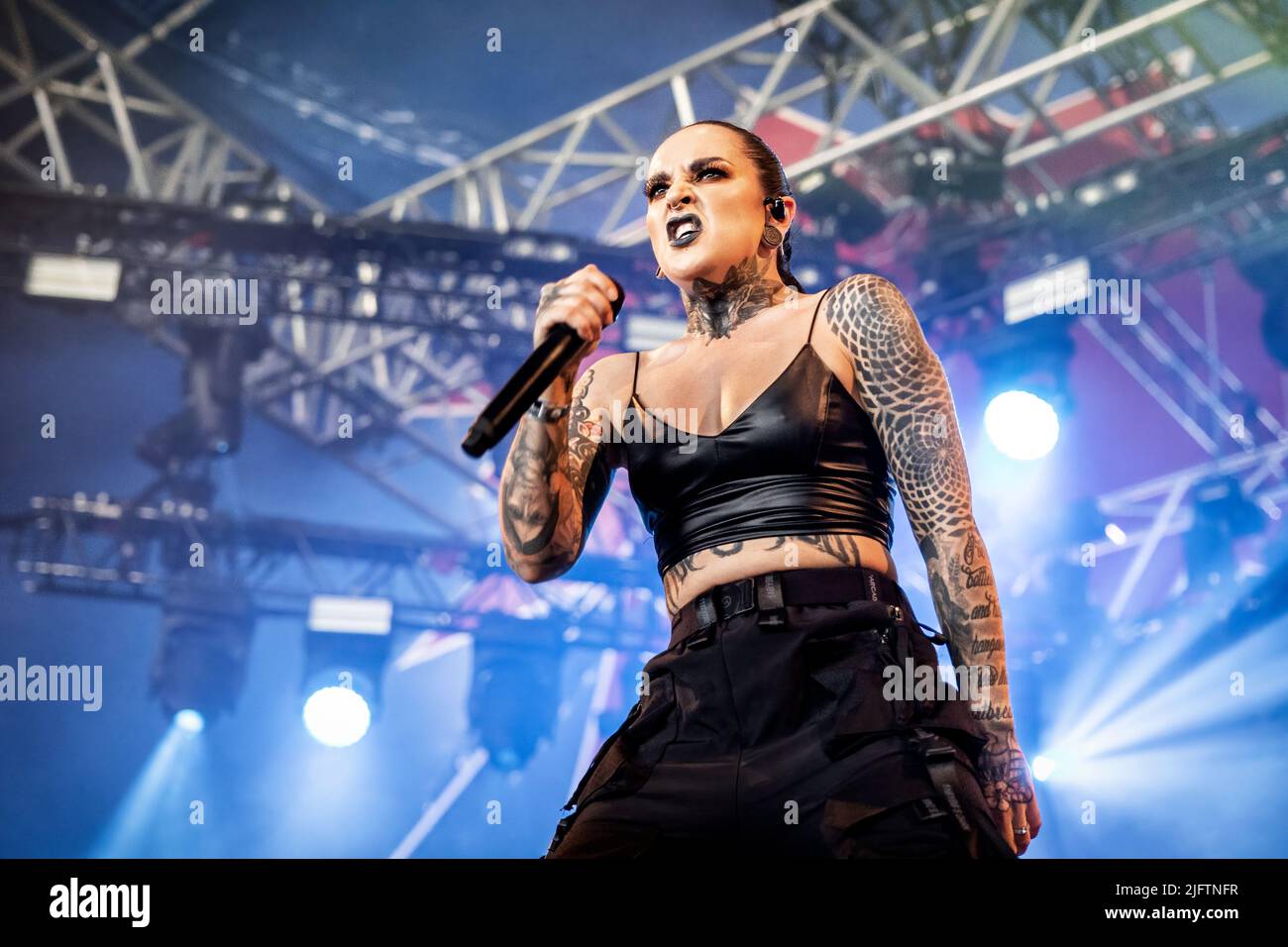 Oslo, Norway. 24th, June 2022. The Ukrainian heavy metal band Jinjer ...