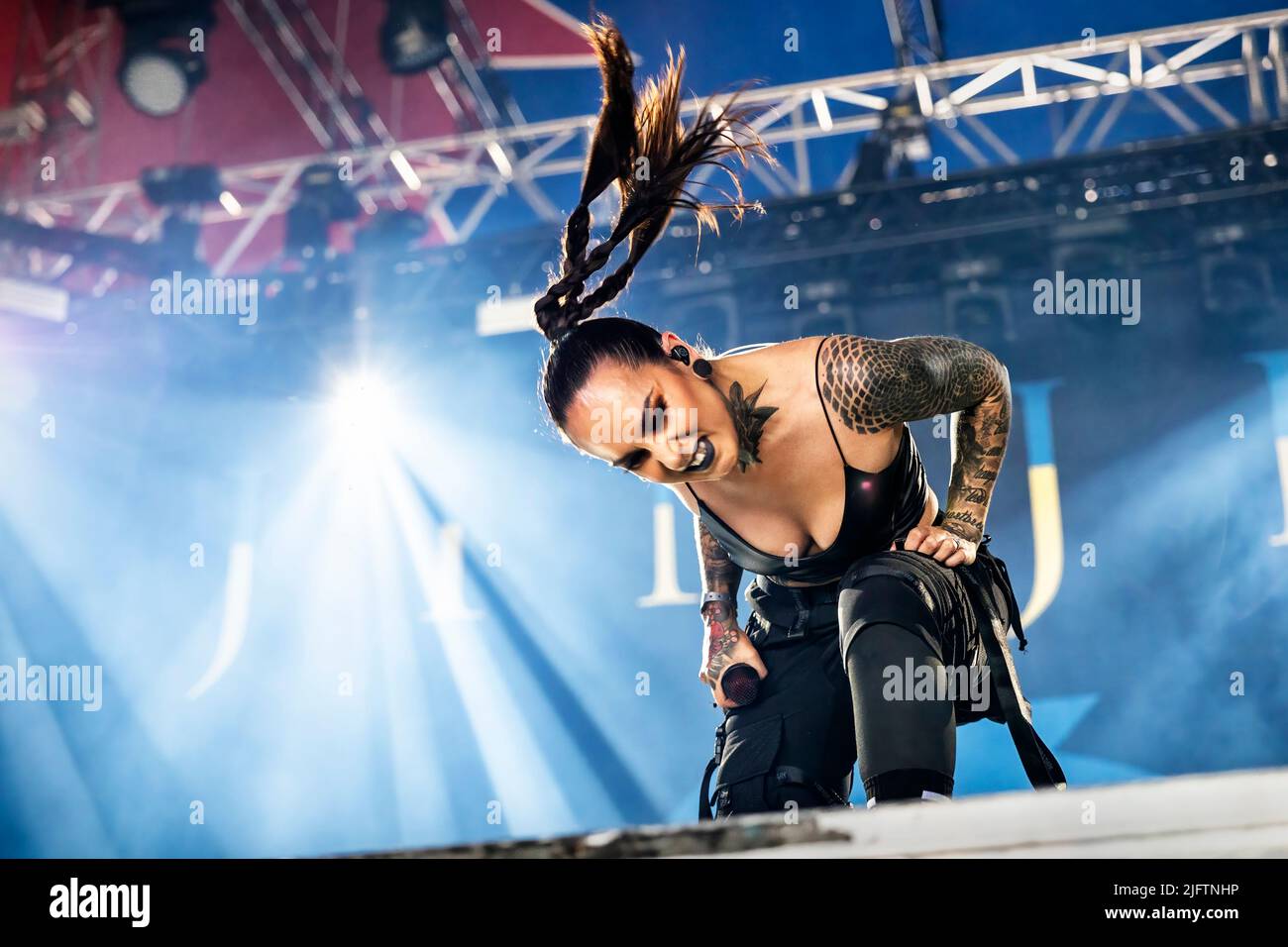 Oslo, Norway. 24th, June 2022. The Ukrainian heavy metal band Jinjer ...