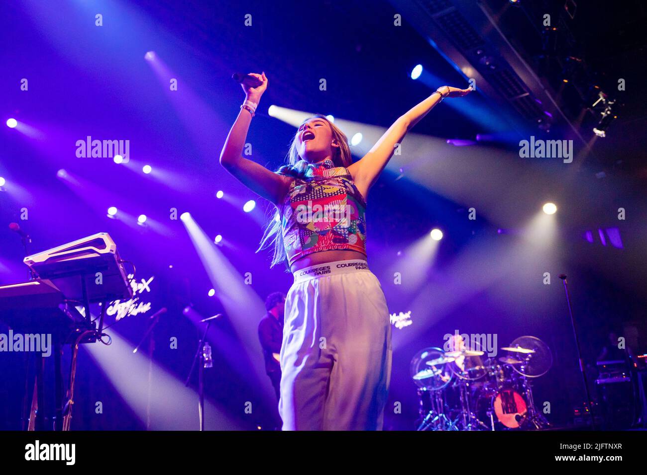 Montreux, Lake Geneva, Switzerland, July 4, 2022, : British singer Mimi ...