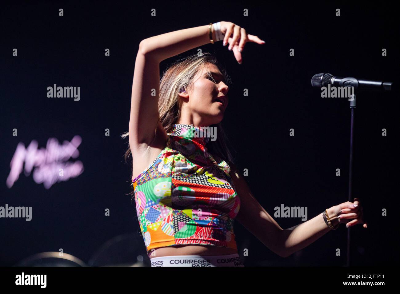 Montreux, Lake Geneva, Switzerland, July 4, 2022, : British singer Mimi ...