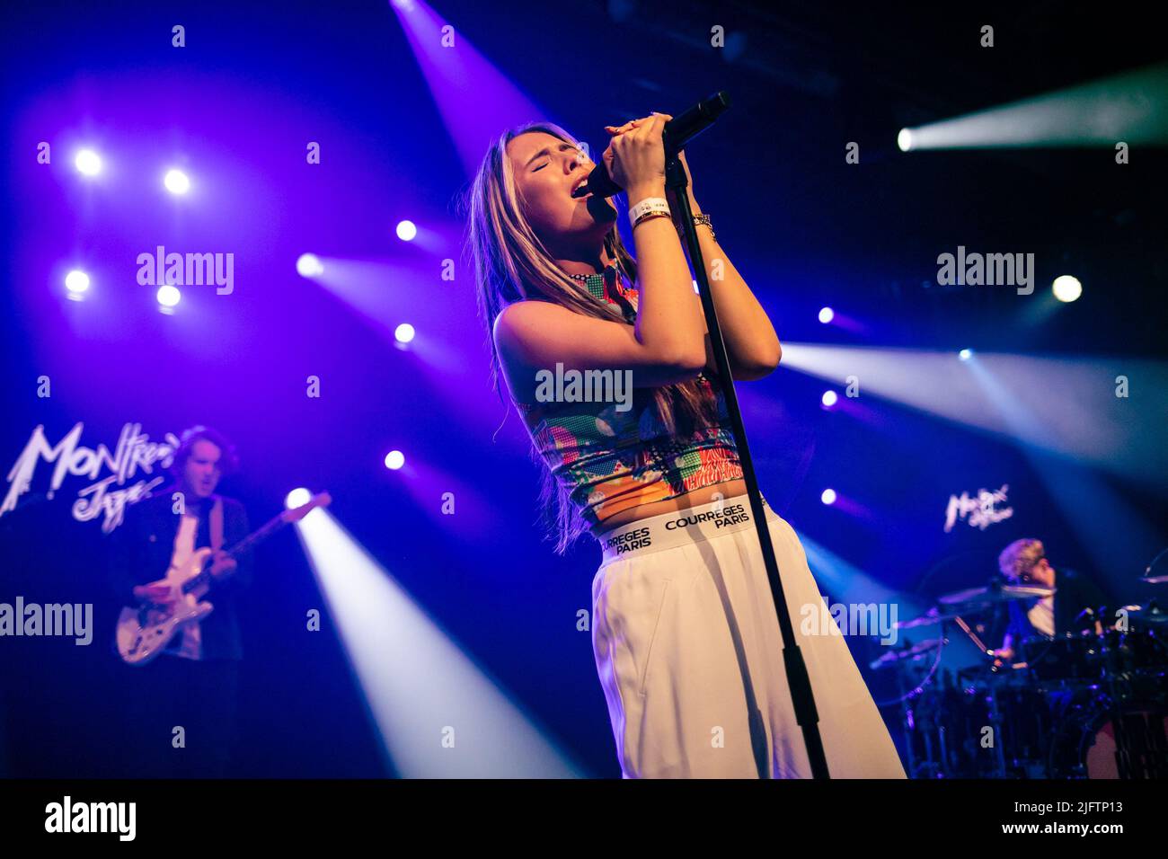 Montreux, Lake Geneva, Switzerland, July 4, 2022, : British singer Mimi ...