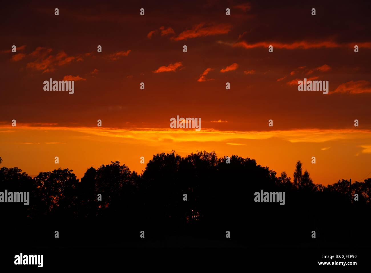 Colorful clouds of various shades on sunrise sky. Abstract and dramatic ...