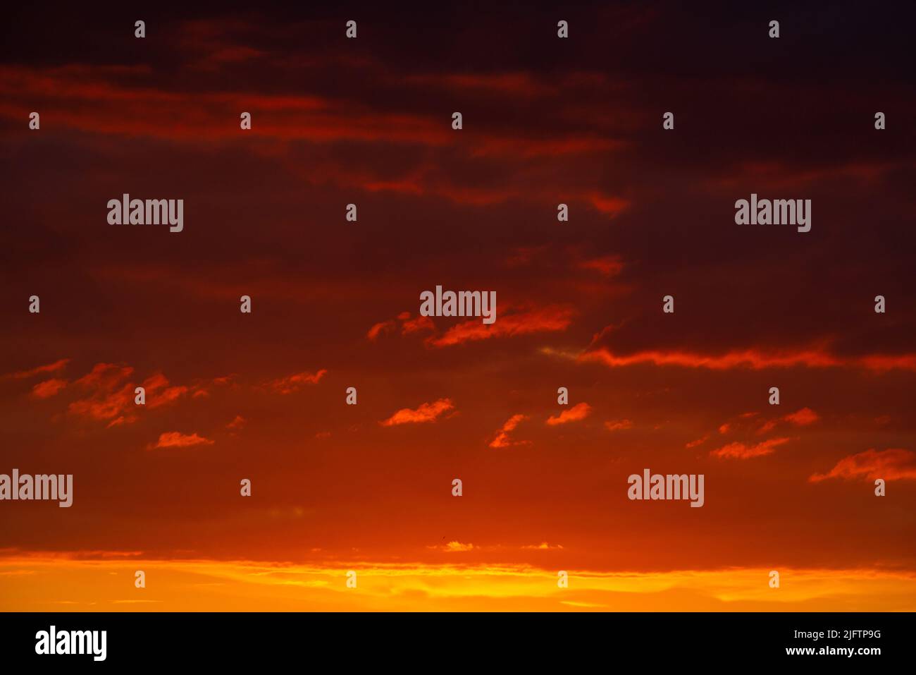 Colorful Clouds Of Various Shades On Sunrise Sky Abstract And Dramatic Clouds Background Stock