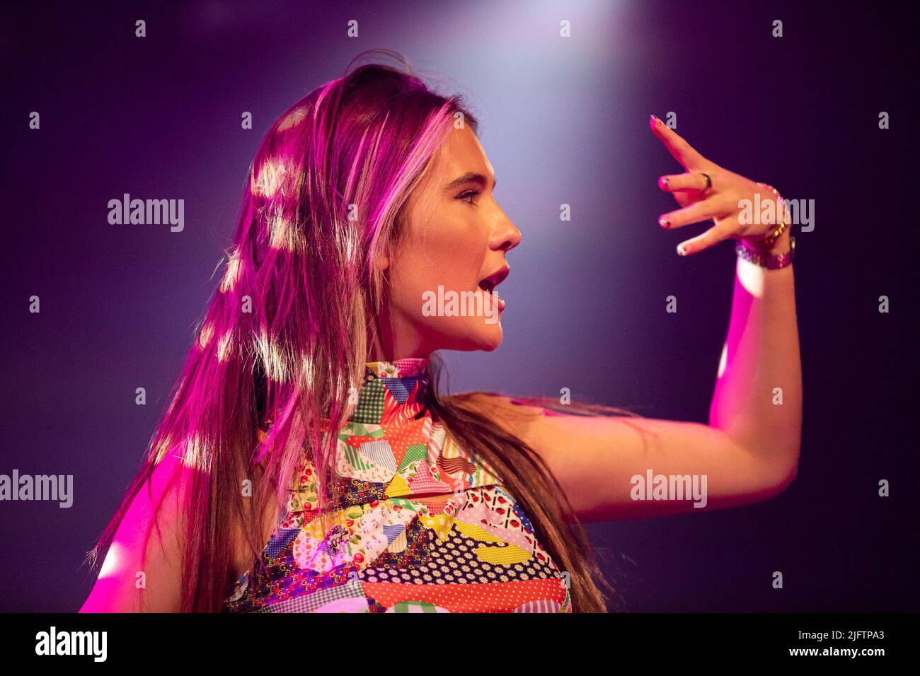 Montreux, Lake Geneva, Switzerland, July 4, 2022, : British singer Mimi ...