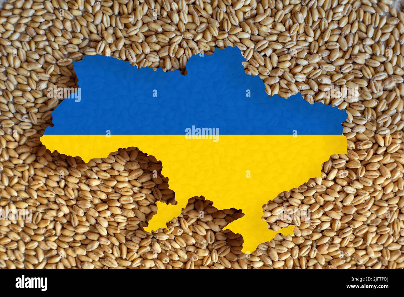 Ukraine map lies on wheat that is impossible to export. World grain ...