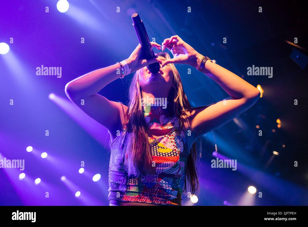 Montreux, Lake Geneva, Switzerland, July 4, 2022, : British singer Mimi ...