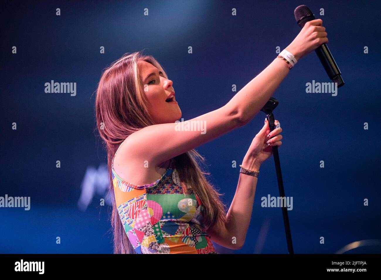 Montreux, Lake Geneva, Switzerland, July 4, 2022, : British singer Mimi ...