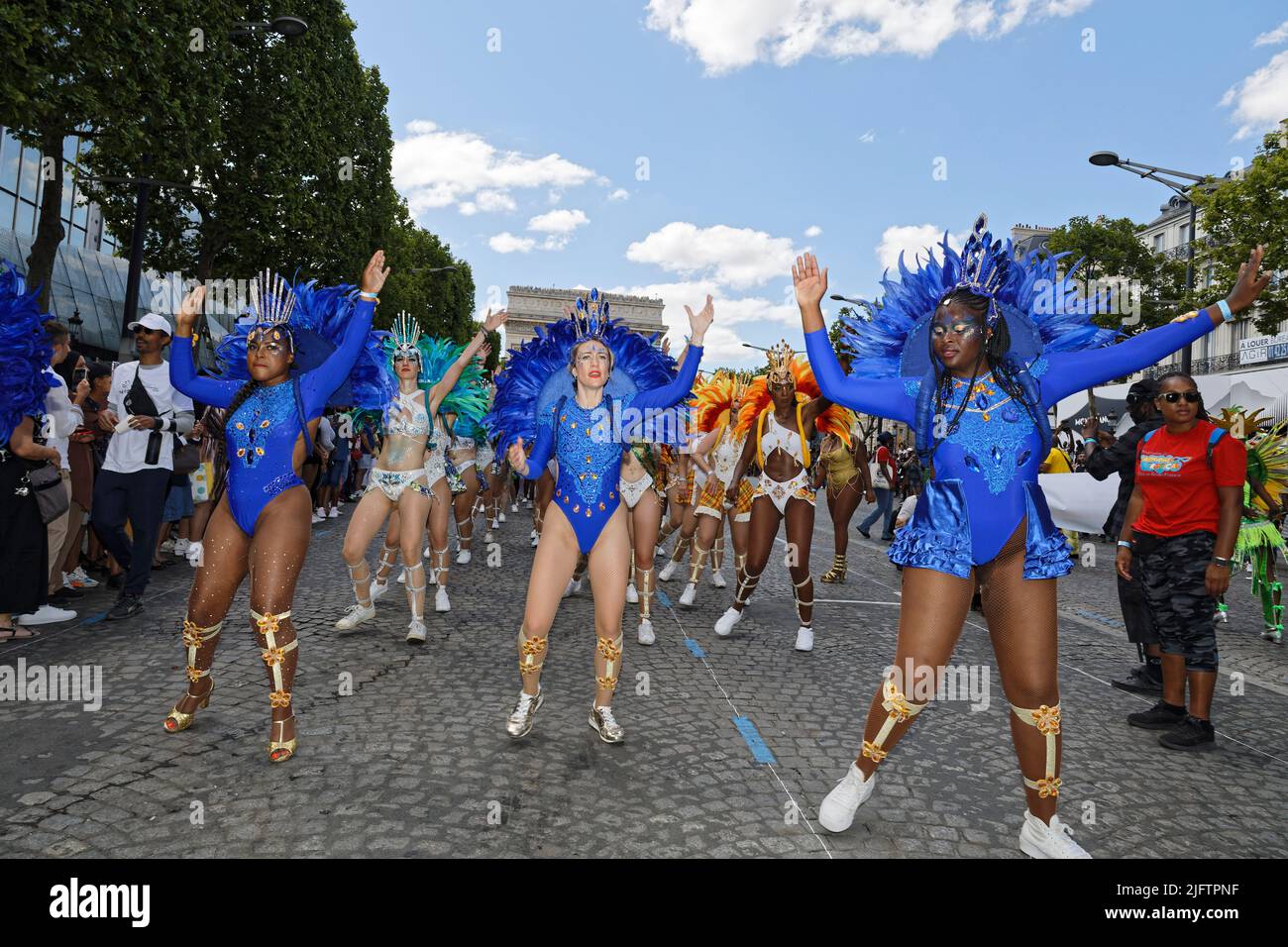 Paris, France. 3rd July, 2022. The Tropical Carnival of Paris took ...