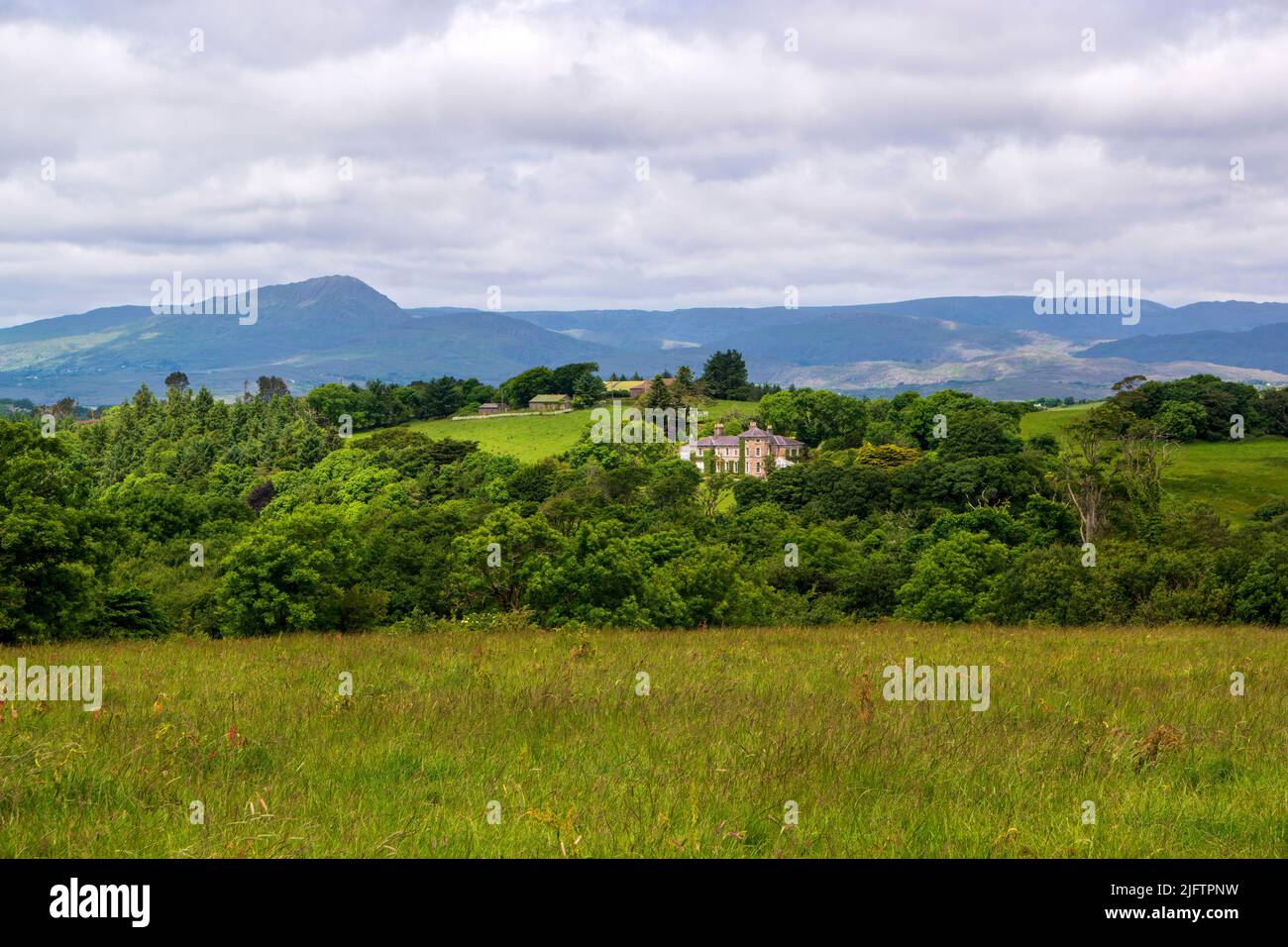 The town of Bantry is surrounded by picturesque hills and mountains ...