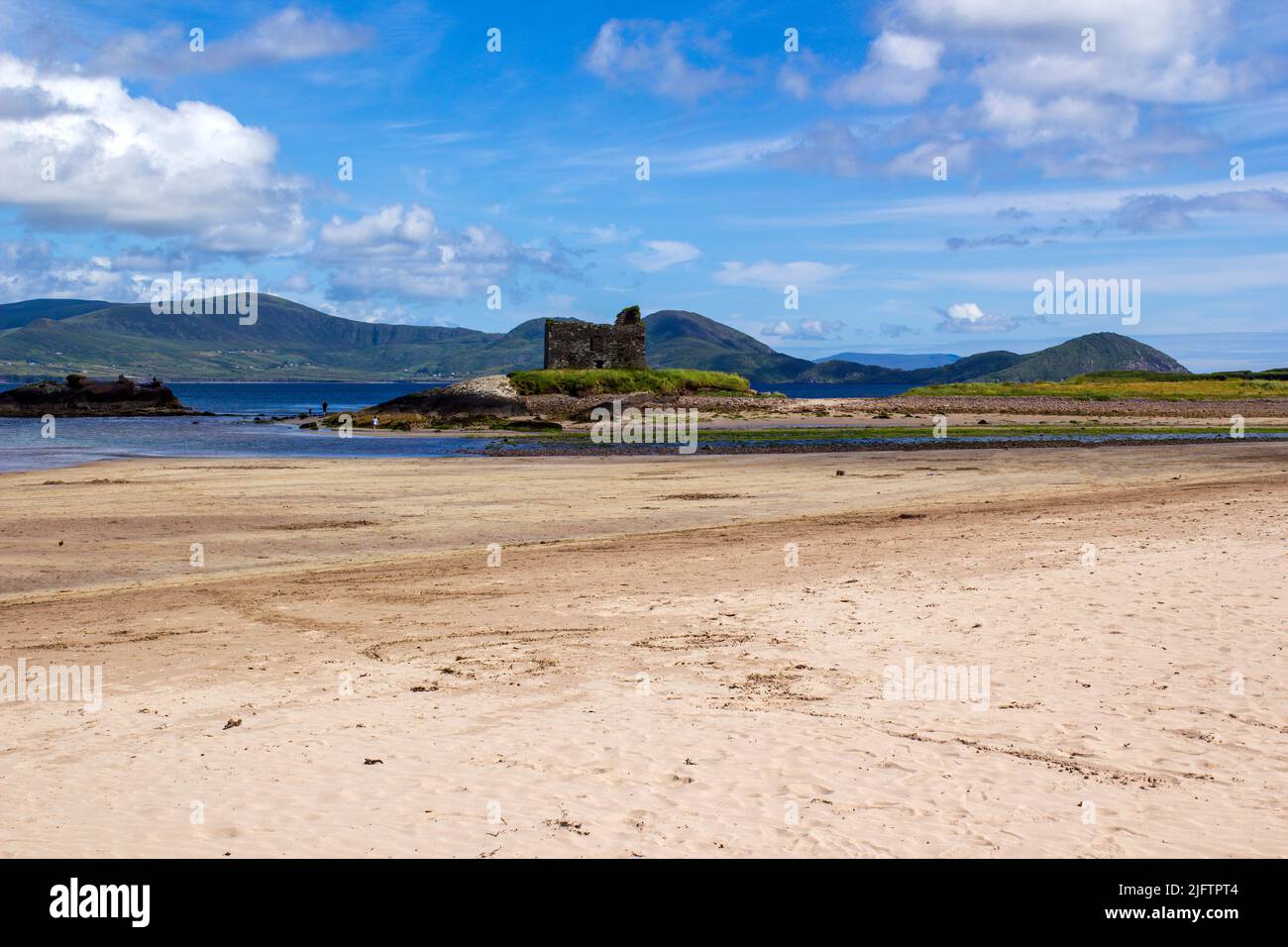 The castle is located on the Iveragh Peninsula near Ballinskelligs in ...