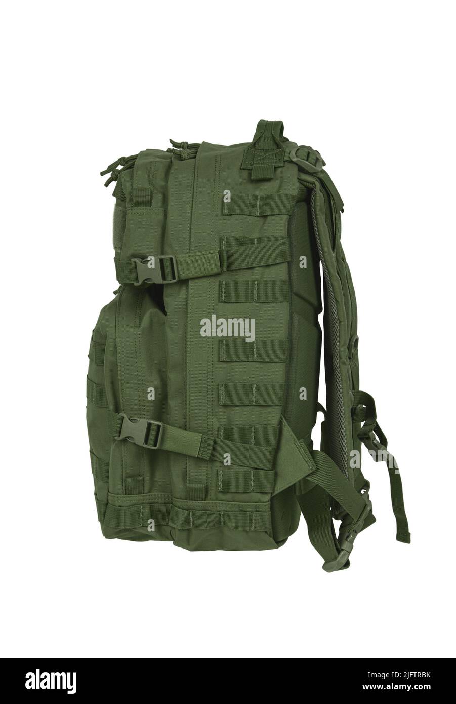 Modern tactical backpack with zippers and additional pockets. Large ...