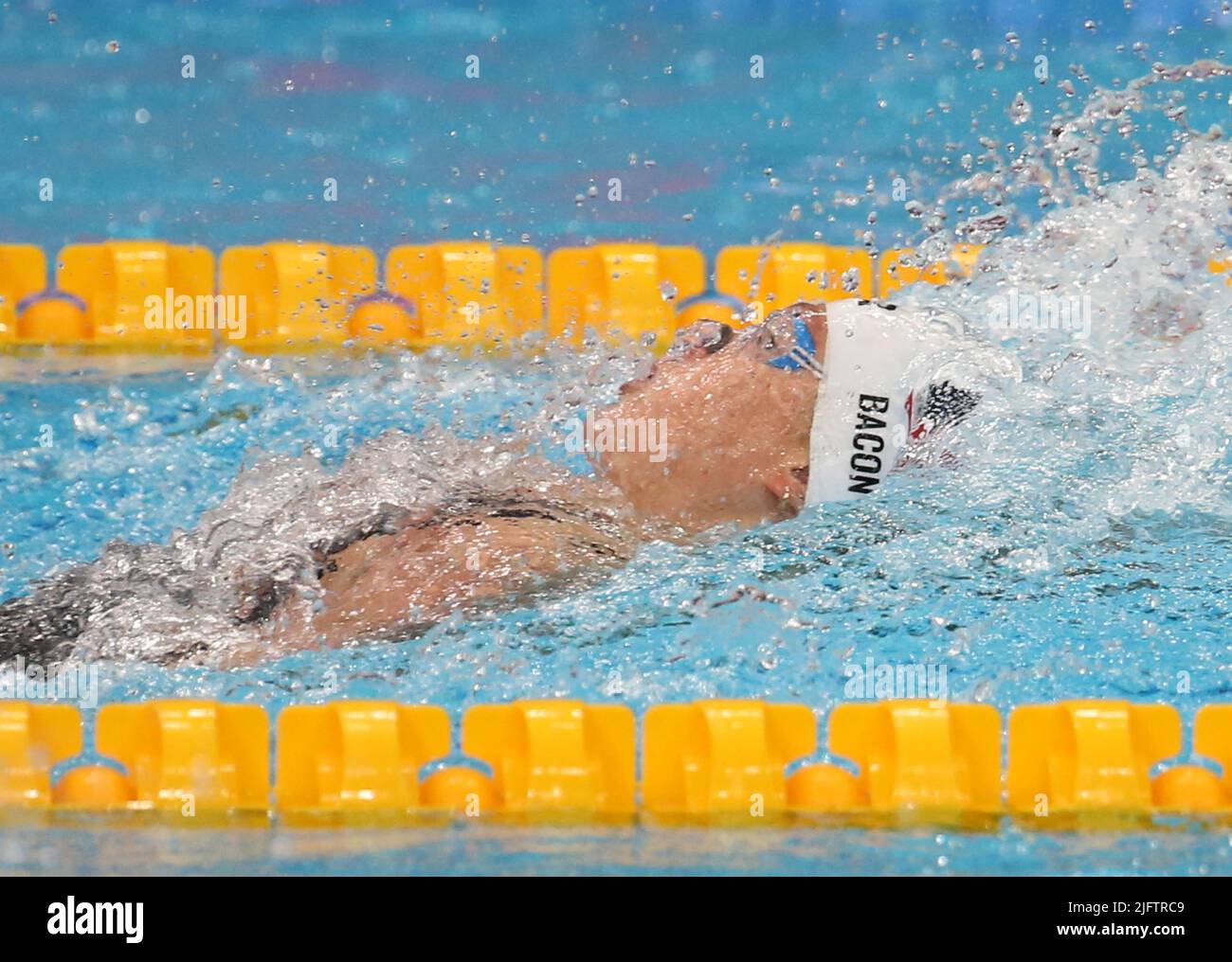 Phoebe Bacon of USA Heat 200 M Backstroke Women during the 19th FINA ...