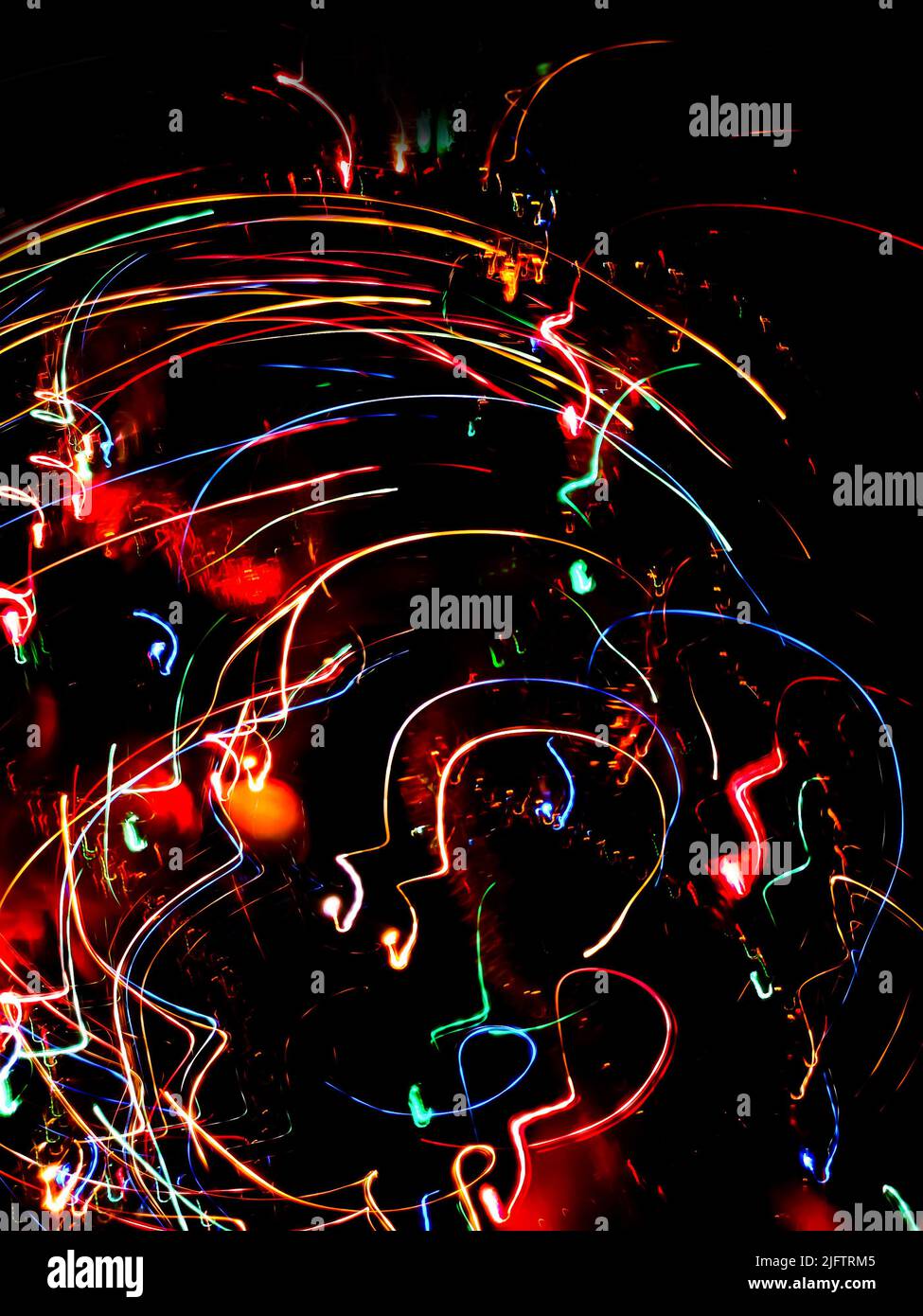 Rainbow light defocused gradient reflection hi-res stock photography ...