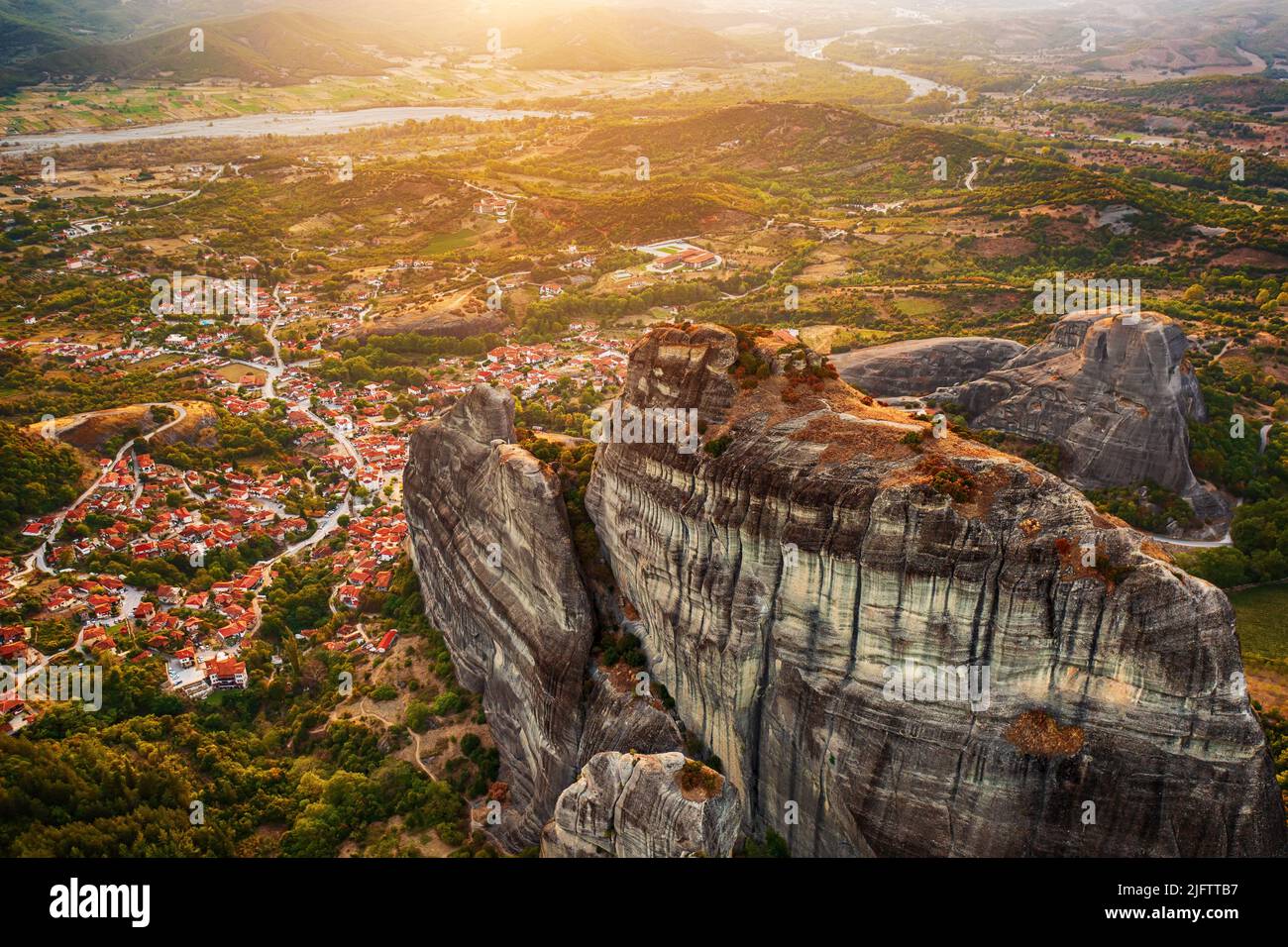 Meteora rocks, Greece Stock Photo - Alamy