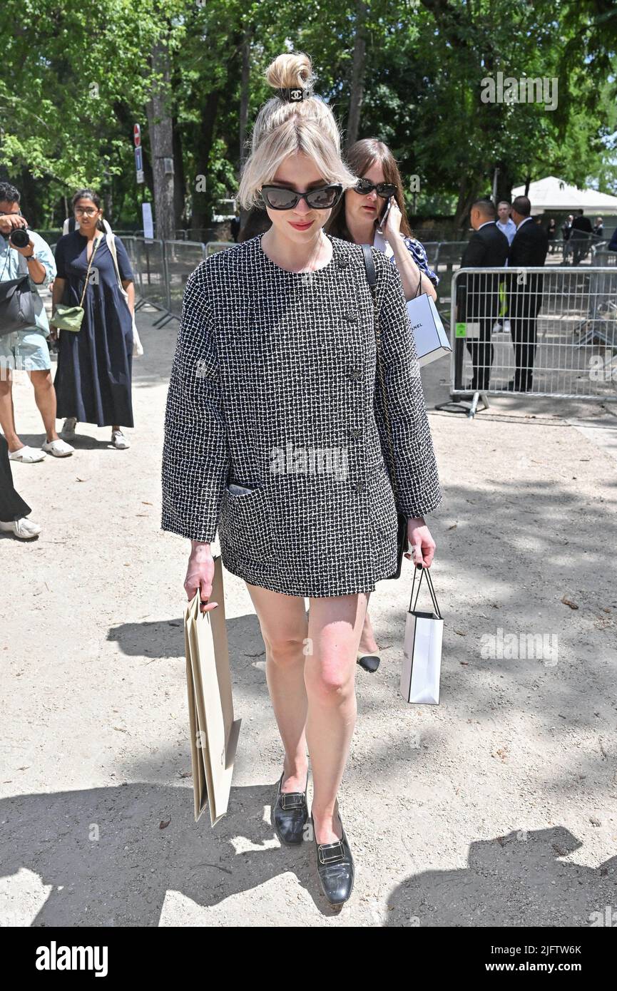Paris, France, July 5, 2022. Lucy Boynton attending the Chanel show ...
