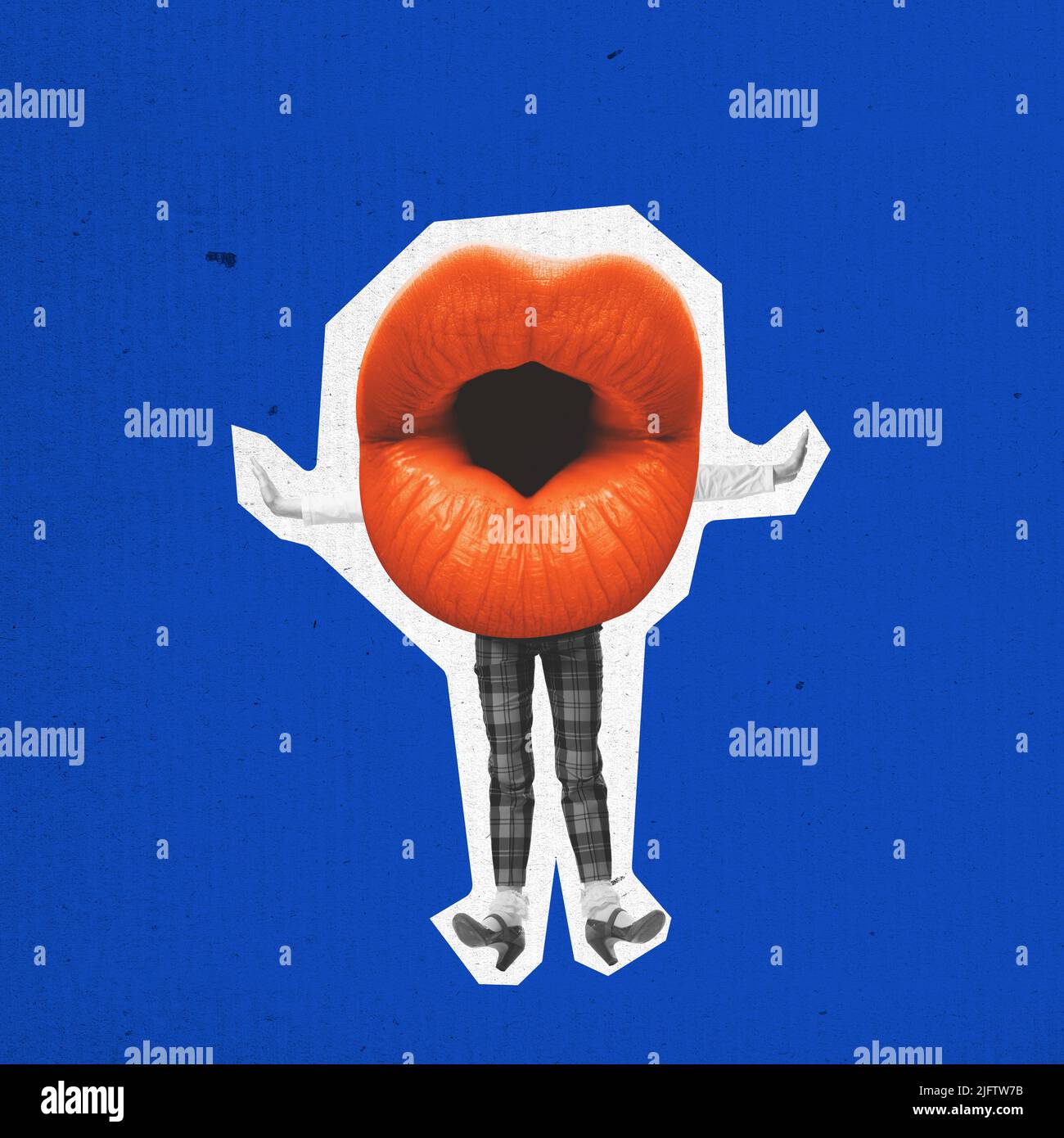Modern design, contemporary art collage. Inspiration, idea, trendy ...