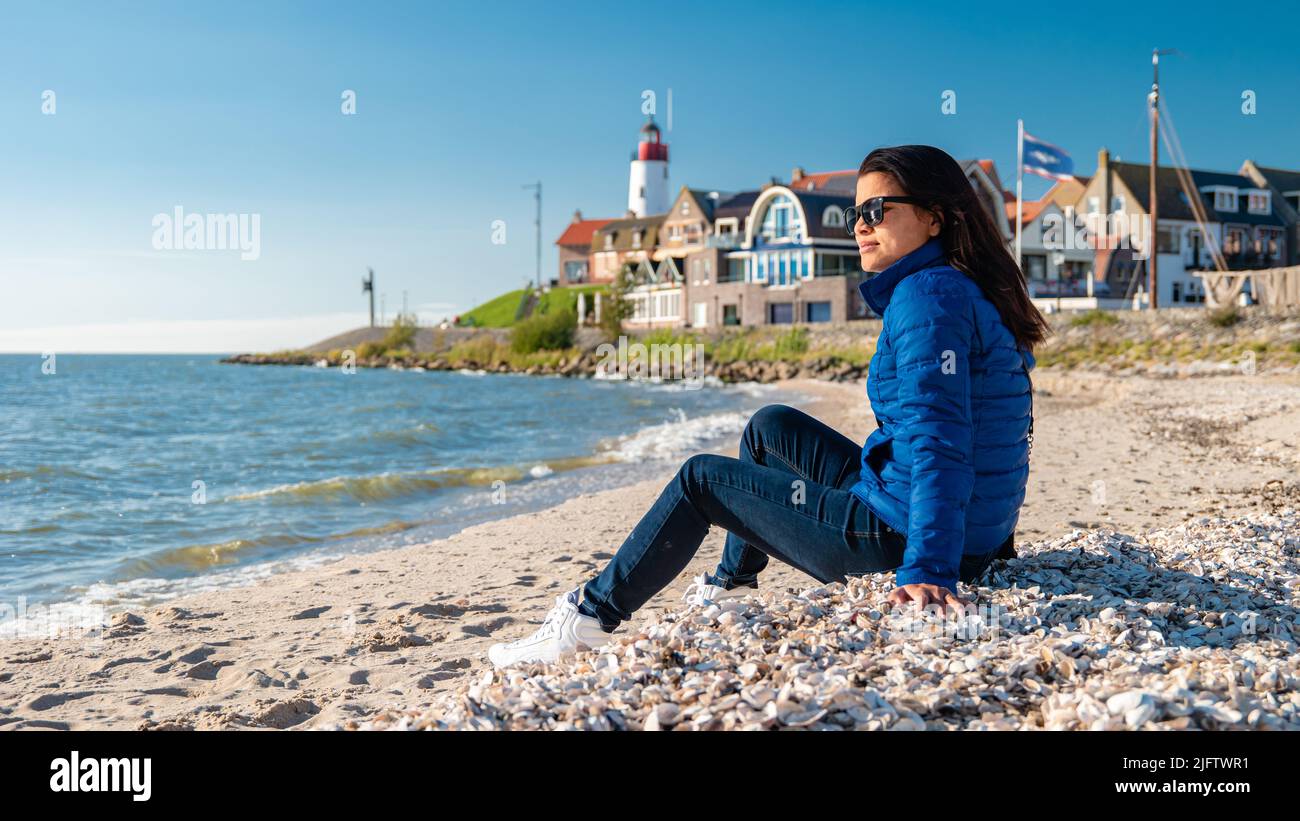 Urk Flevoland Netherlands, a day at the old village of Urk with fishing ...