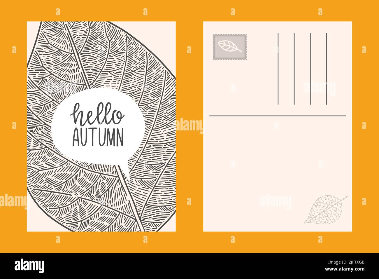 Both sides postcard Stock Vector Images - Alamy
