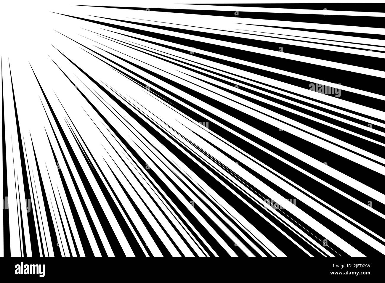 Comic strip radial motion lines. Anime comics book hero speed or fight ...