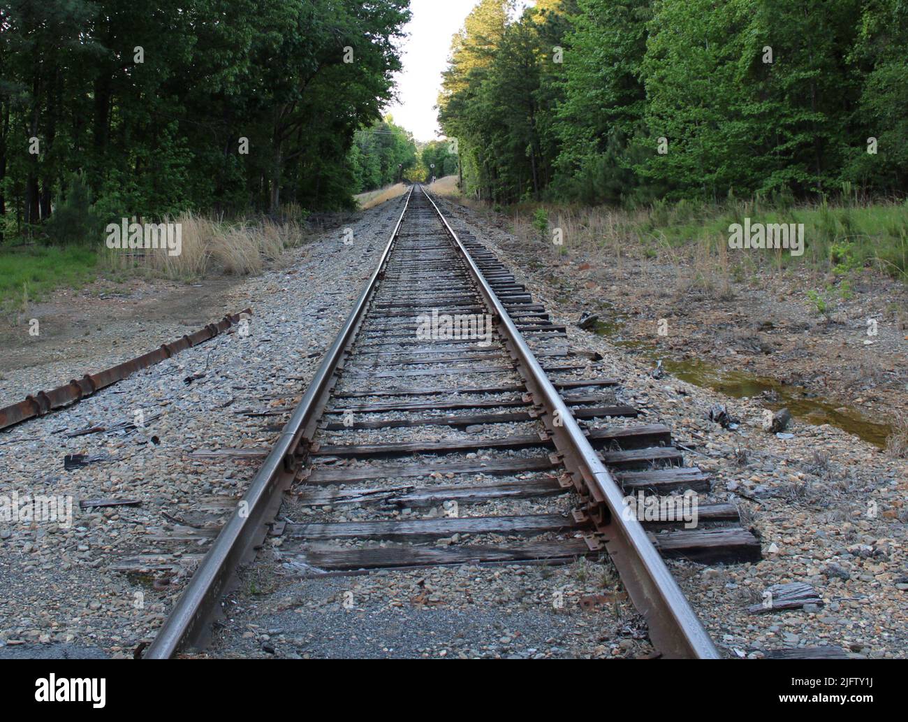 Pinnacle Mountain Railroad track Stock Photo - Alamy