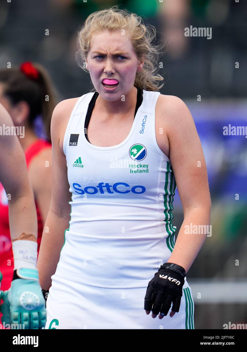 AMSTELVEEN, NETHERLANDS - JULY 5: Charlotte Beggs of Ireland during the ...