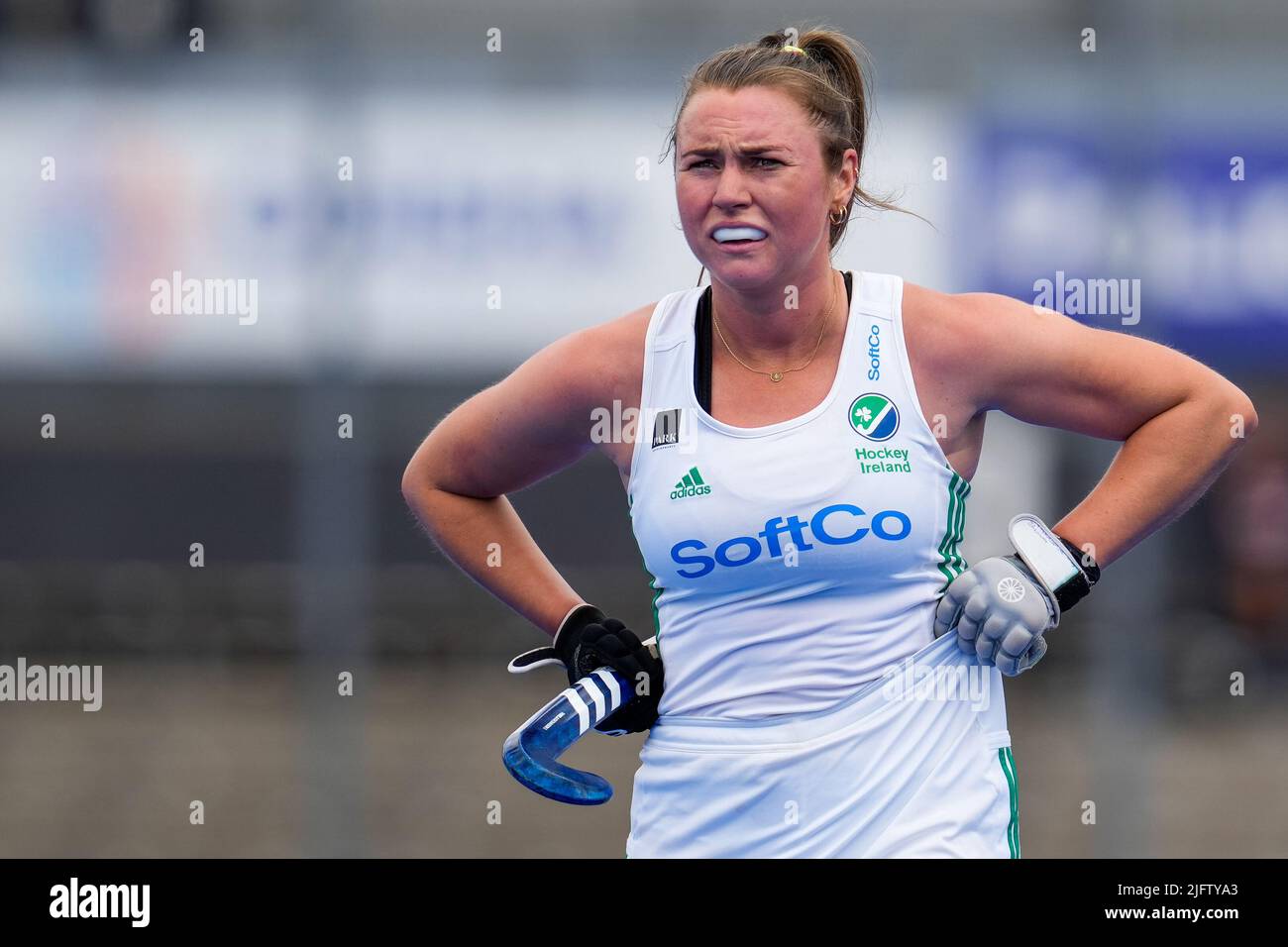 AMSTELVEEN, NETHERLANDS - JULY 5: Deirdre Duke of Ireland during the ...