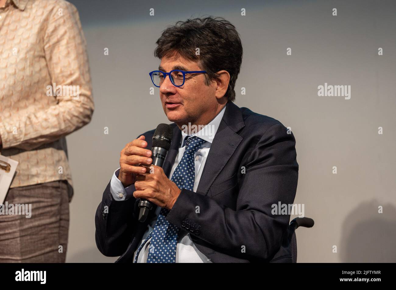 Luca Pancalli (President of the CIP Italian Paralympic Committee ...