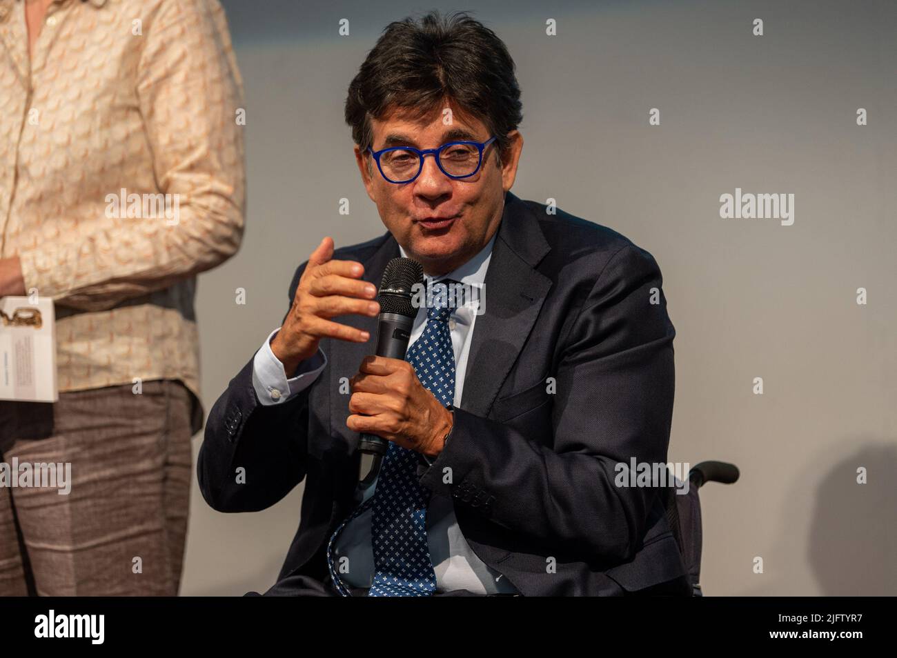 Luca Pancalli (President of the CIP Italian Paralympic Committee ...