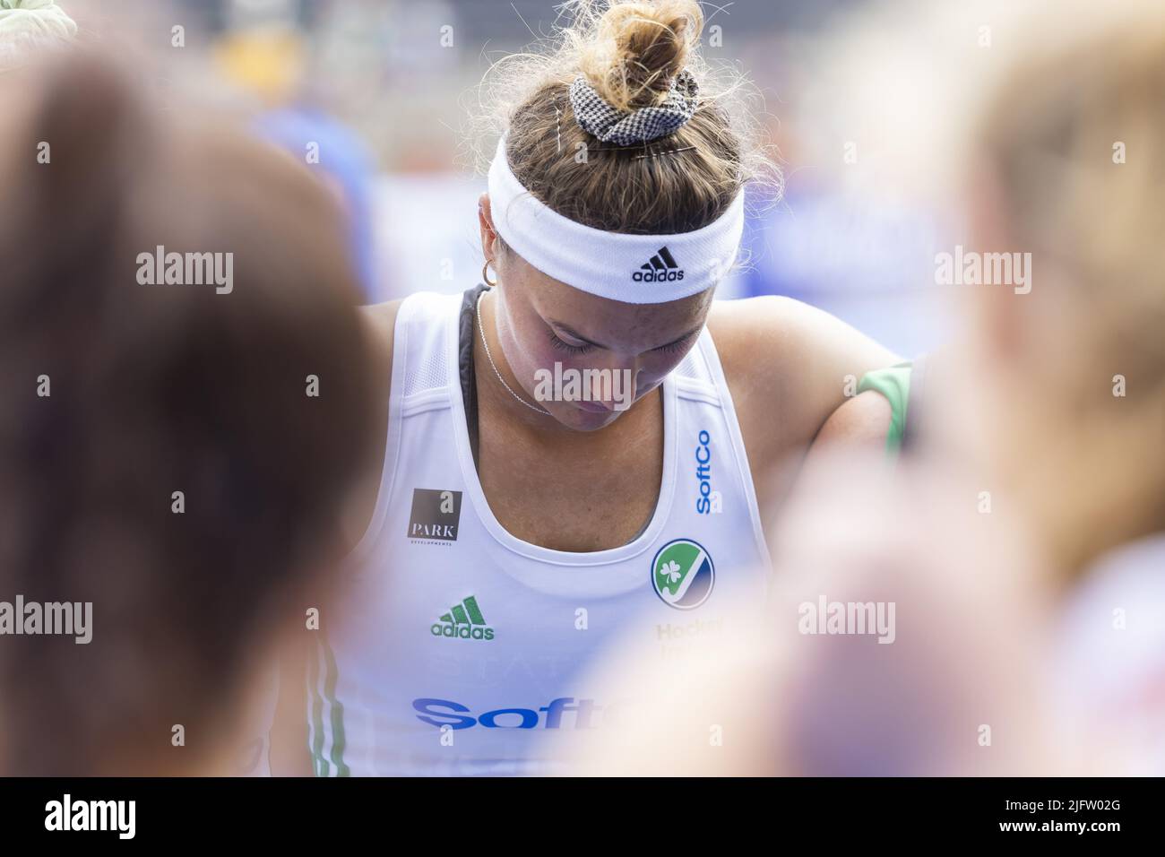AMSTERDAM - XXX (lr) during the match between Ireland and Chile at the ...