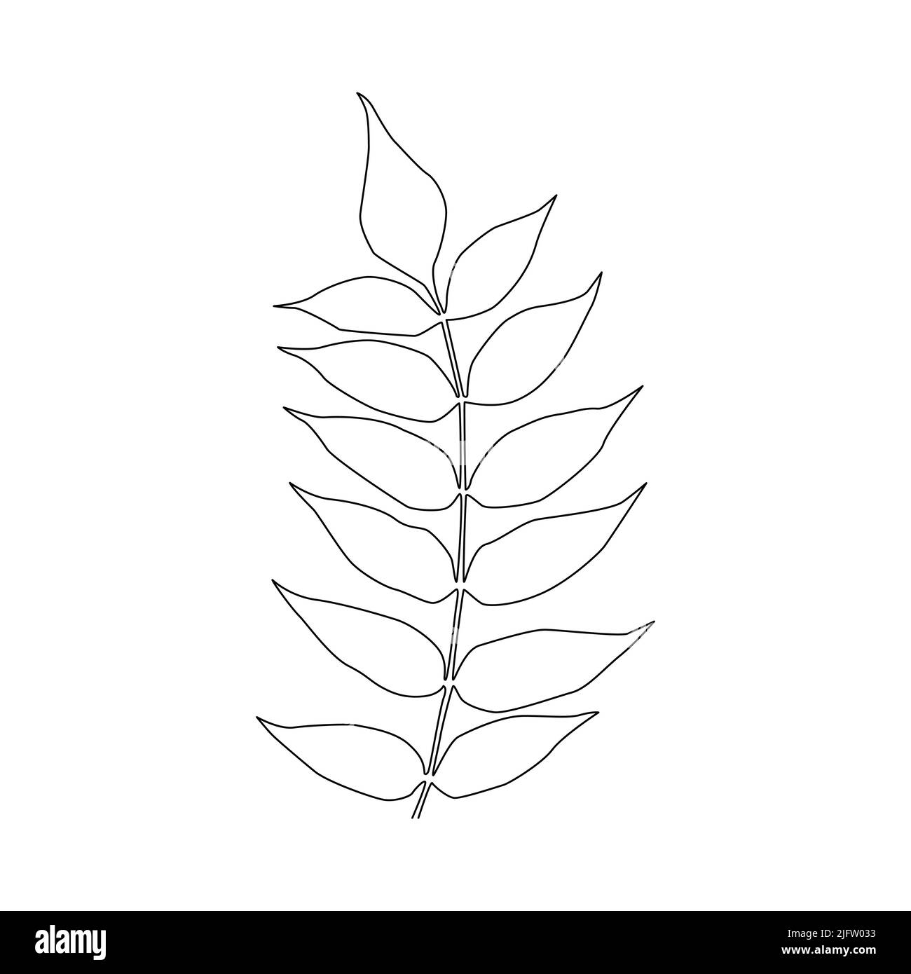 Hand plant continuous line hi-res stock photography and images - Alamy