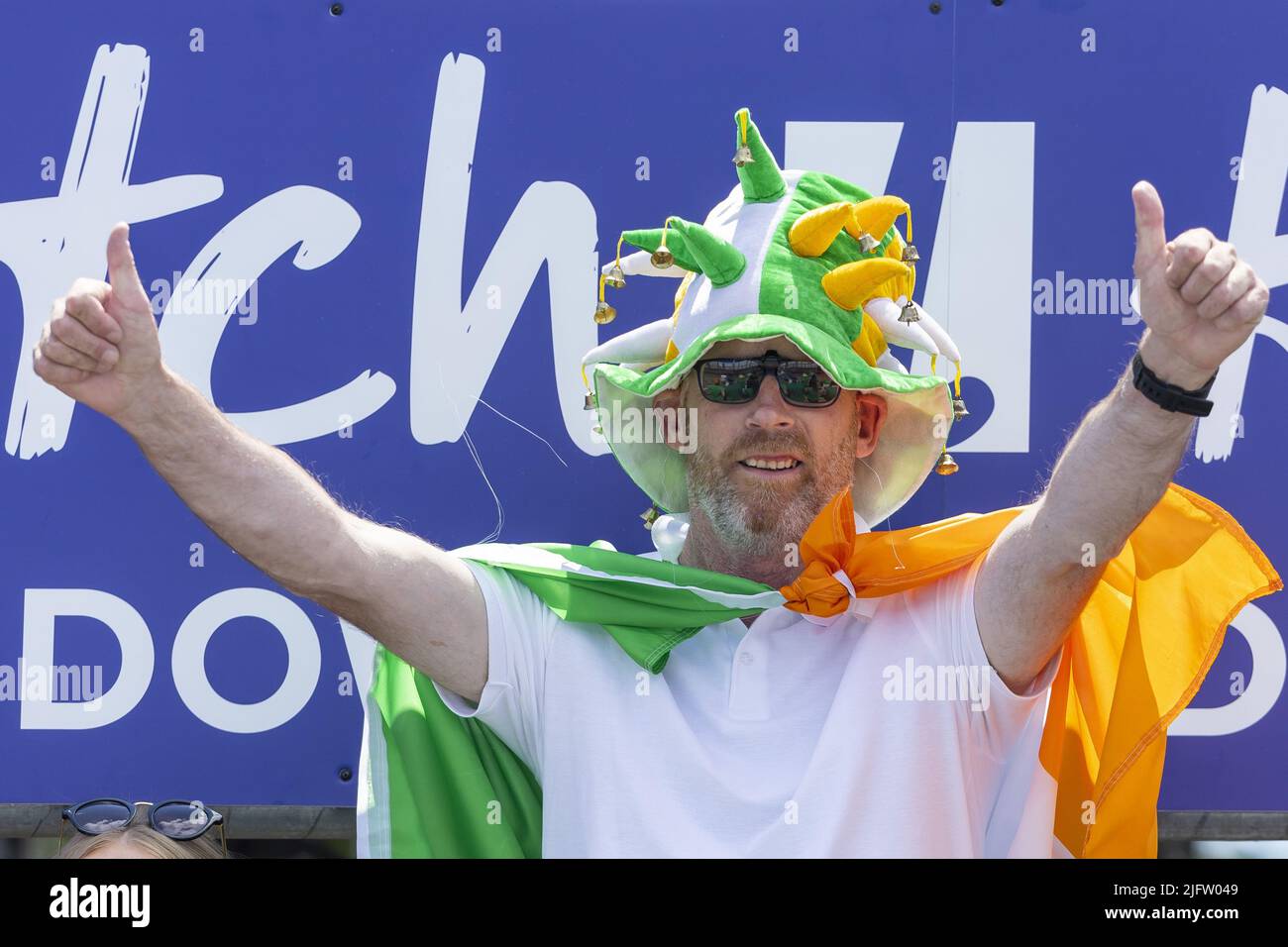 AMSTERDAM - Ireland supporter during the match between Ireland and ...