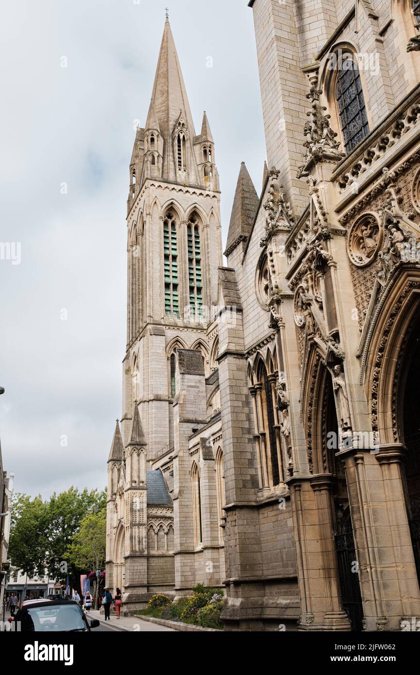 Truro Cathedral: The Cathedral of the Blessed Virgin Mary, Truro Stock ...