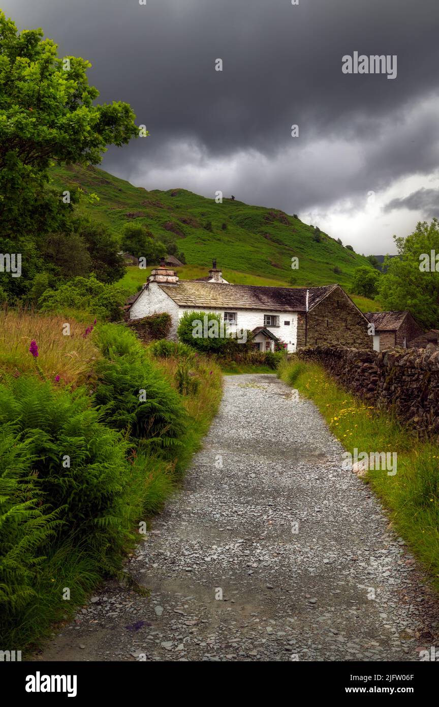Low Hall Garth, Little Langdale, Ambleside, Cumbria Stock Photo - Alamy