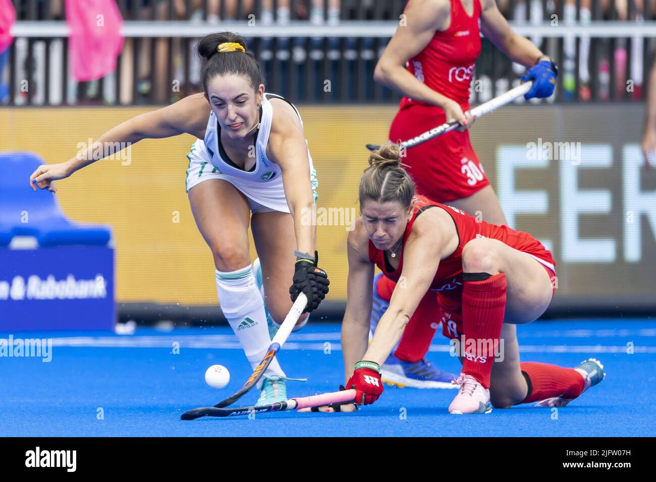 AMSTERDAM - Hannah McLoughlin (IRL) (l) and Agustina Solano (CHI ...