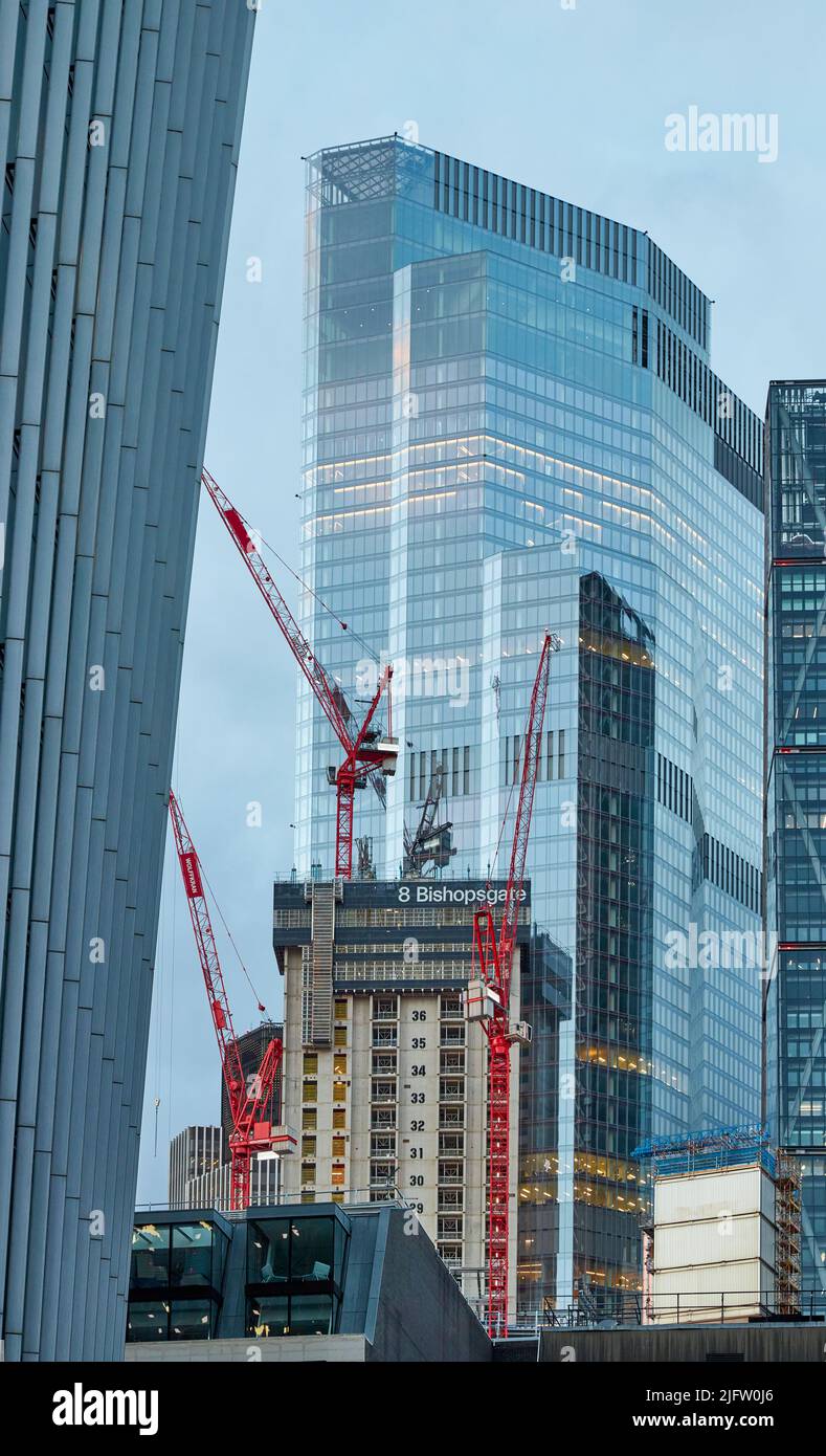 8 Bishopsgate Tower is a new 50-storey mixed-use project under construction. Stanhope is the ...