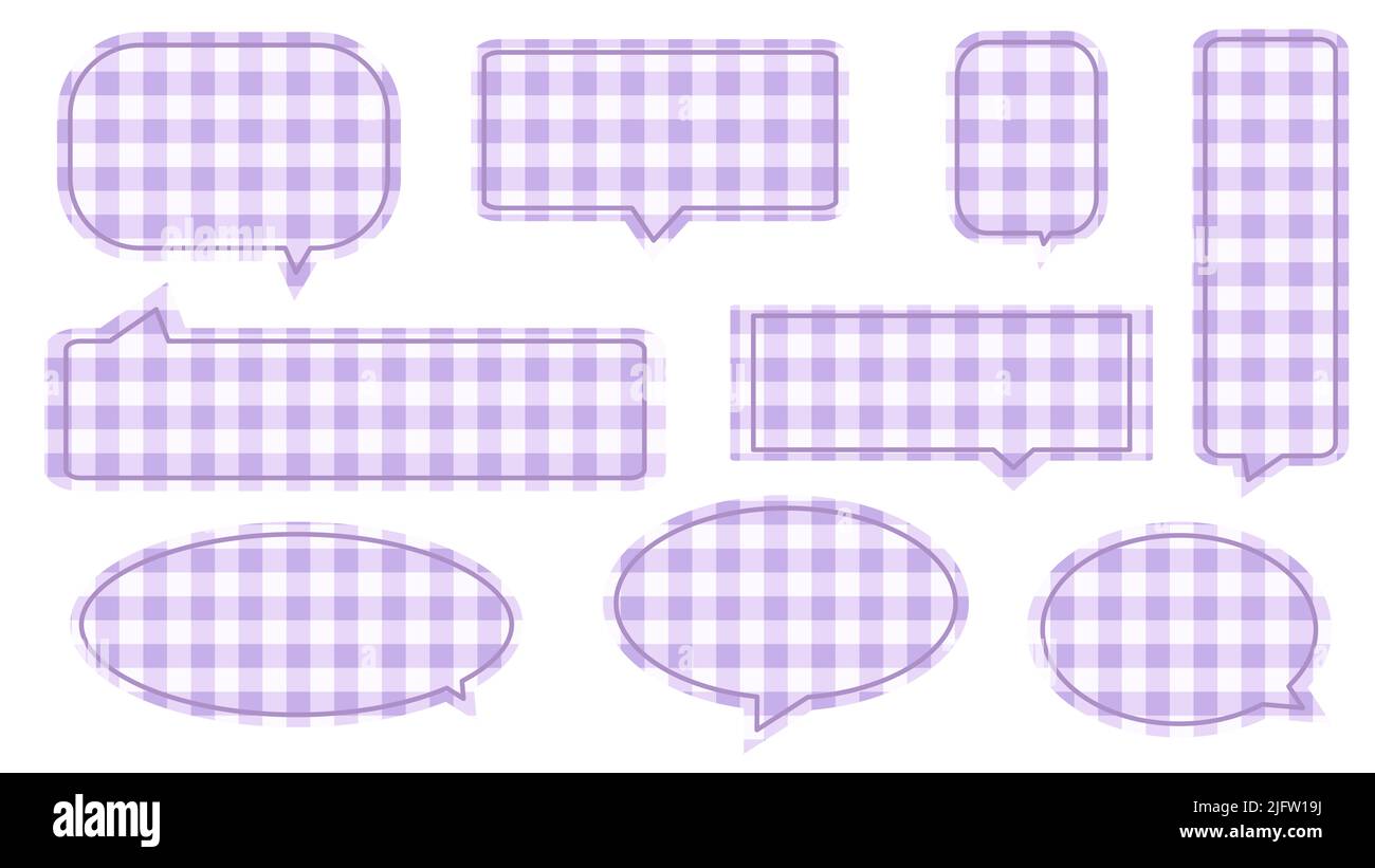 Purple gingham hi-res stock photography and images - Alamy