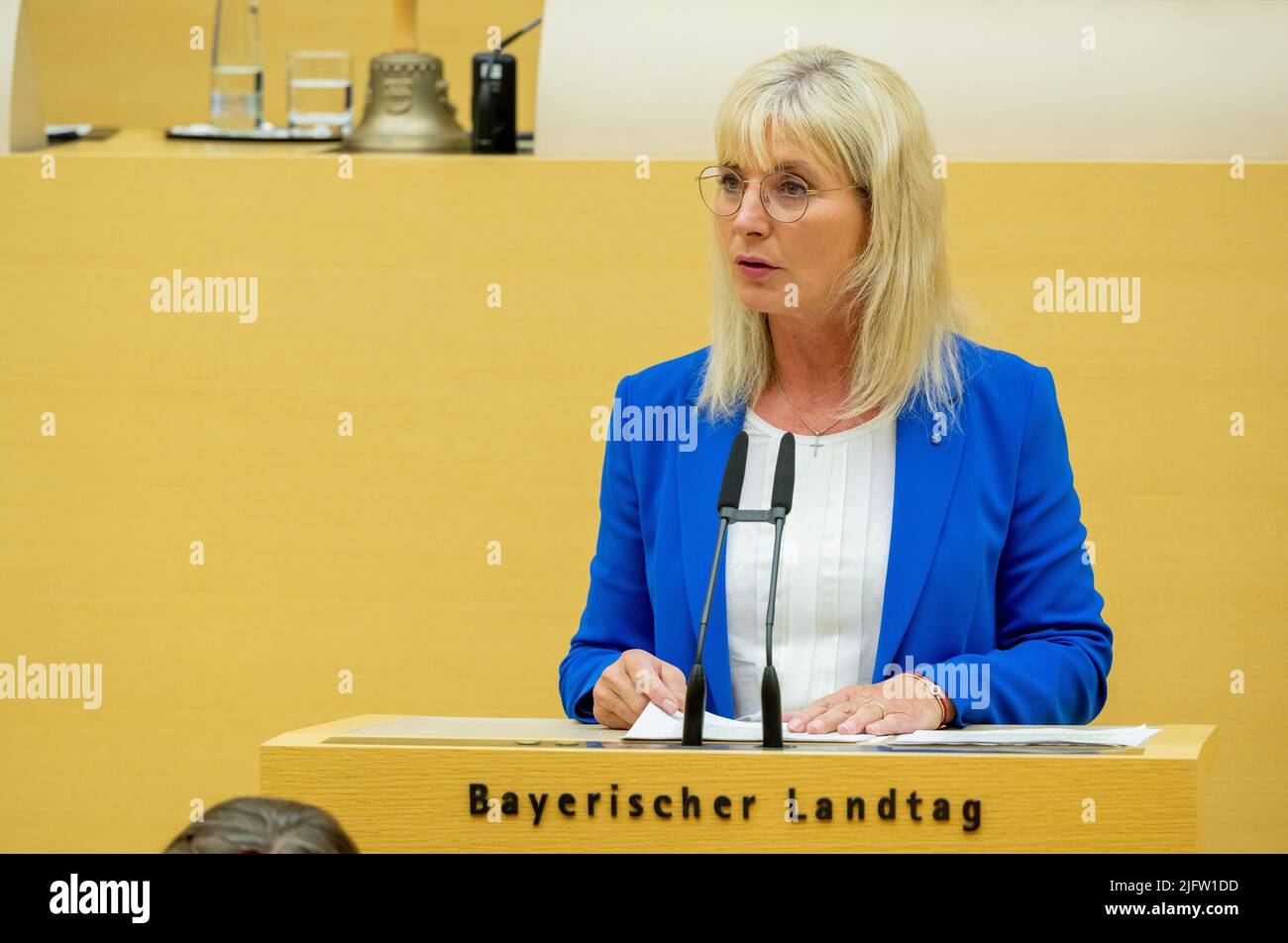 Munich, Germany. 05th July, 2022. Ulrike Scharf (CSU), Minister of ...