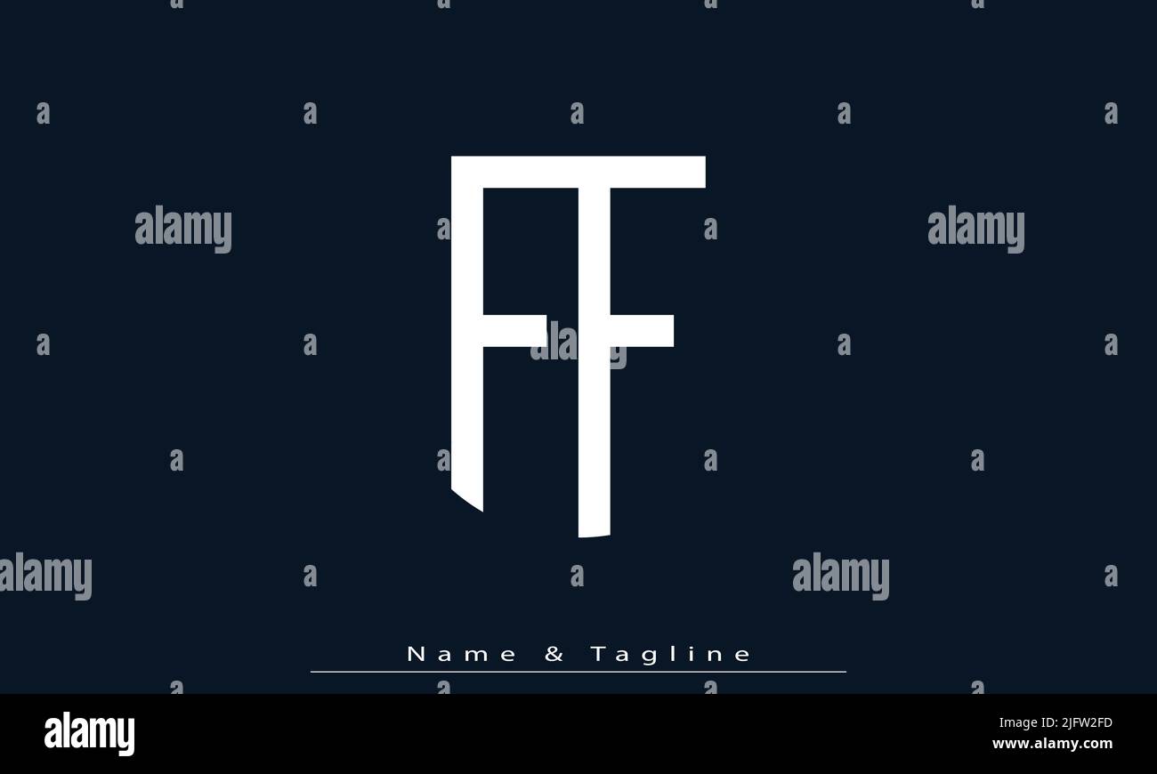 Alphabet letters Initials Monogram logo FF Stock Vector Image & Art - Alamy