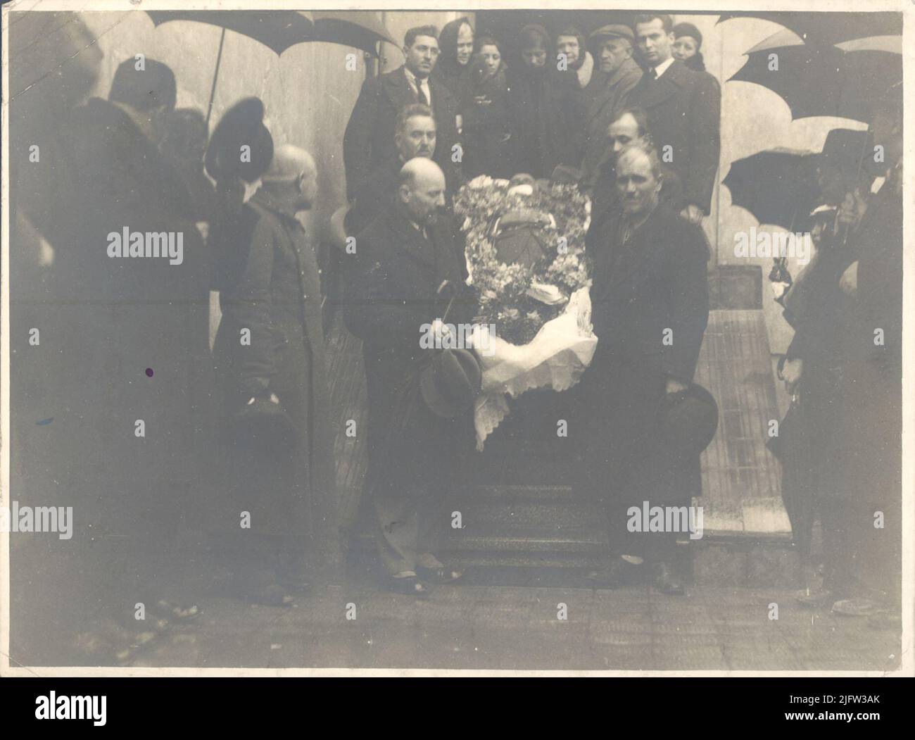 Ivan Stoyanov. His funeral on 4.IV.1934 in Varna Stock Photo - Alamy