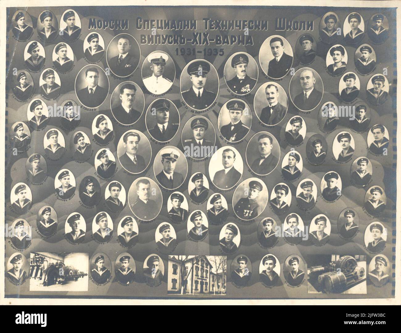 Technical Sea Special Schools of the 19th graduation (1931 - 1935 Stock ...