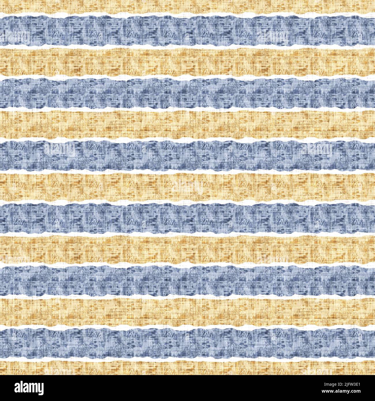 Seamless French country kitchen stripe fabric pattern print. Blue ...