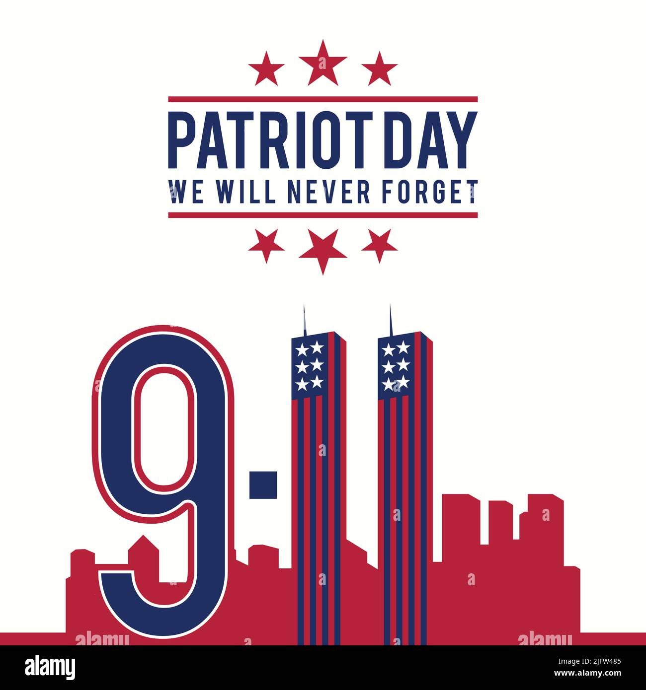 Vector illustration for Patriot Day USA poster or banner. Vector ...