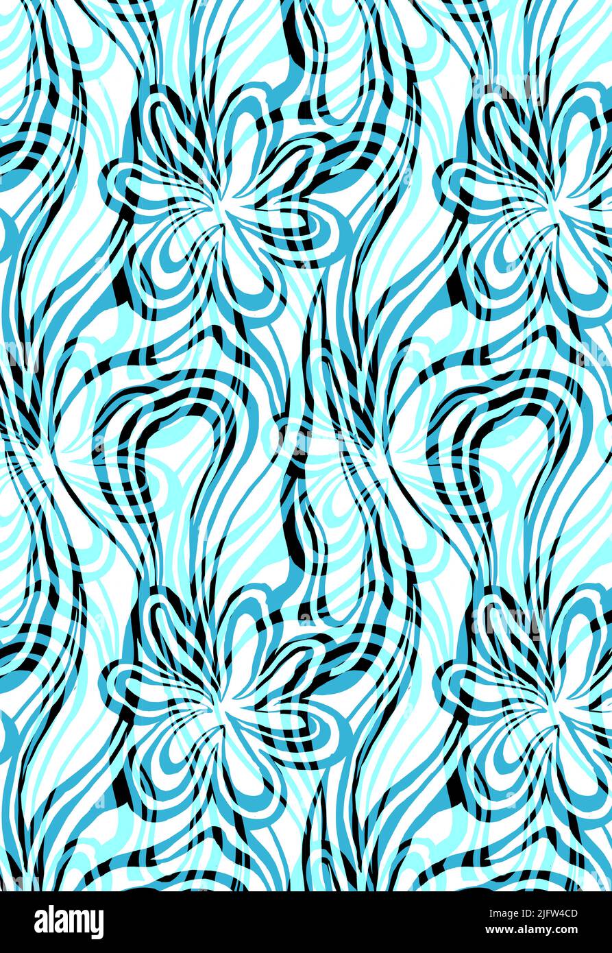 Digital textile pattern hi-res stock photography and images - Alamy