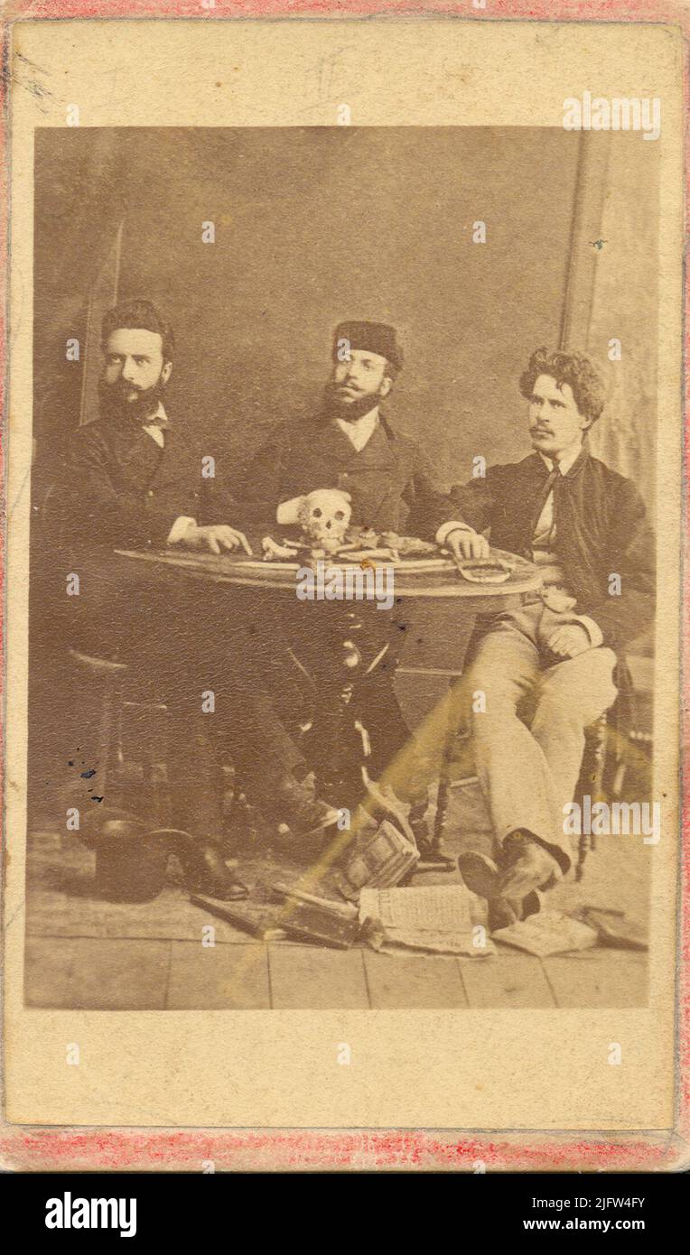Hristo Botev, Nikola Slavkov and Ivan Drasov Stock Photo - Alamy