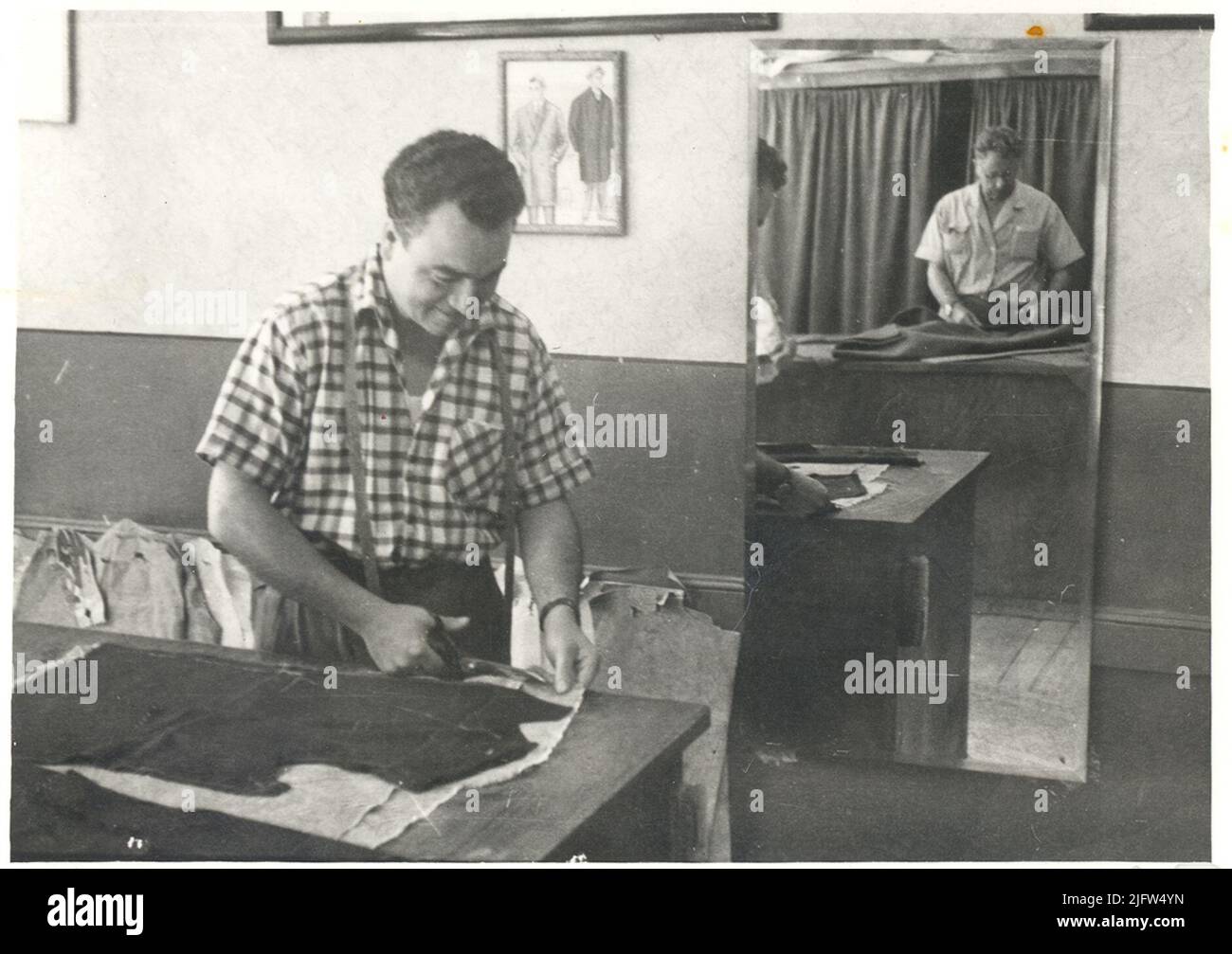 An artist in his studio Cut Out Stock Images & Pictures - Alamy