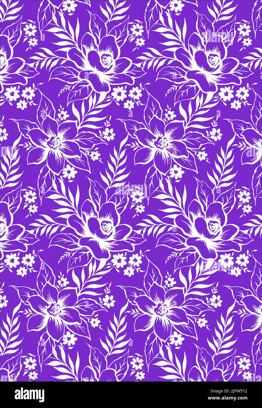 buta pattern design art for digital print Stock Photo - Alamy