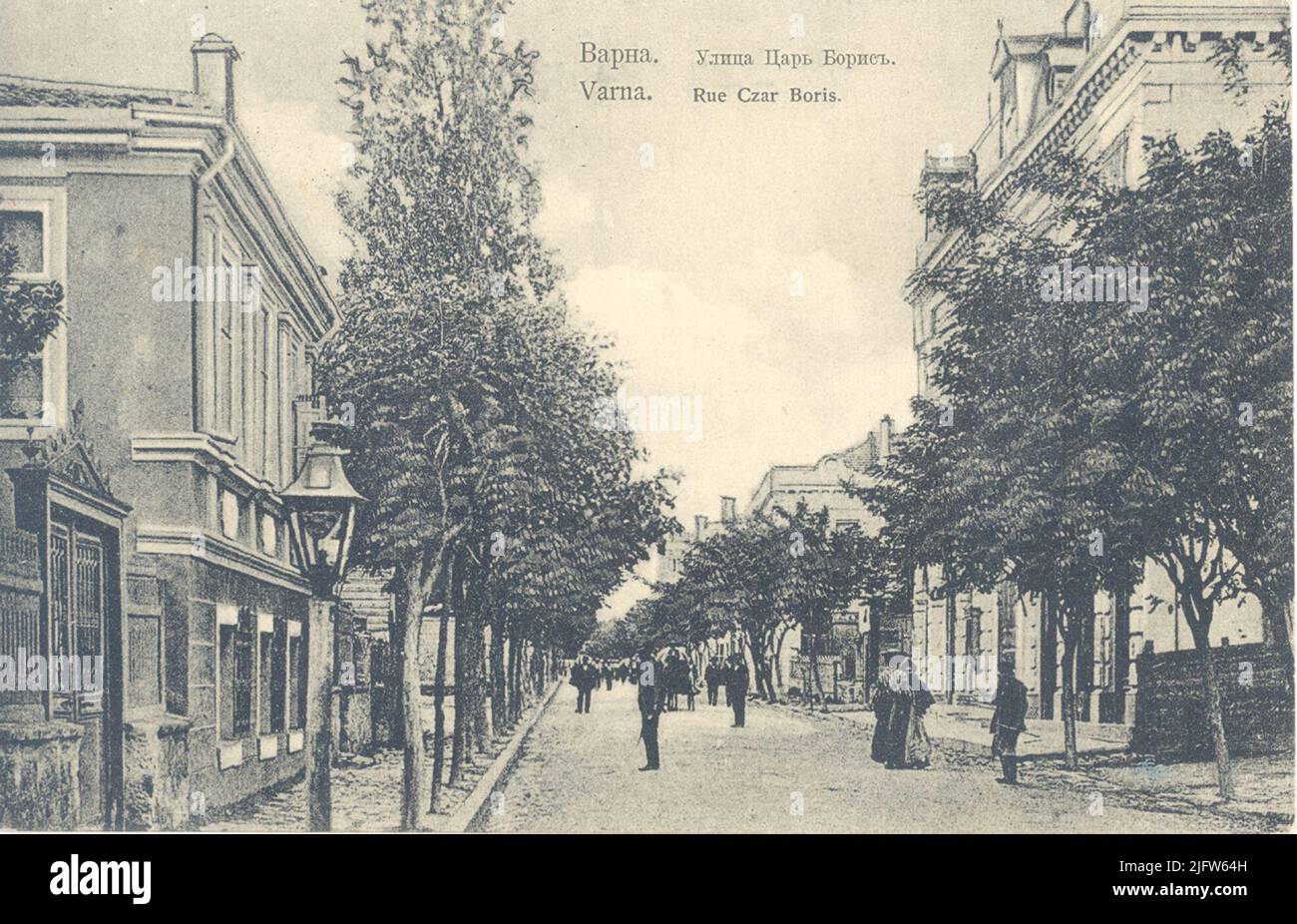 Varna. King Boris Stock Photo - Alamy