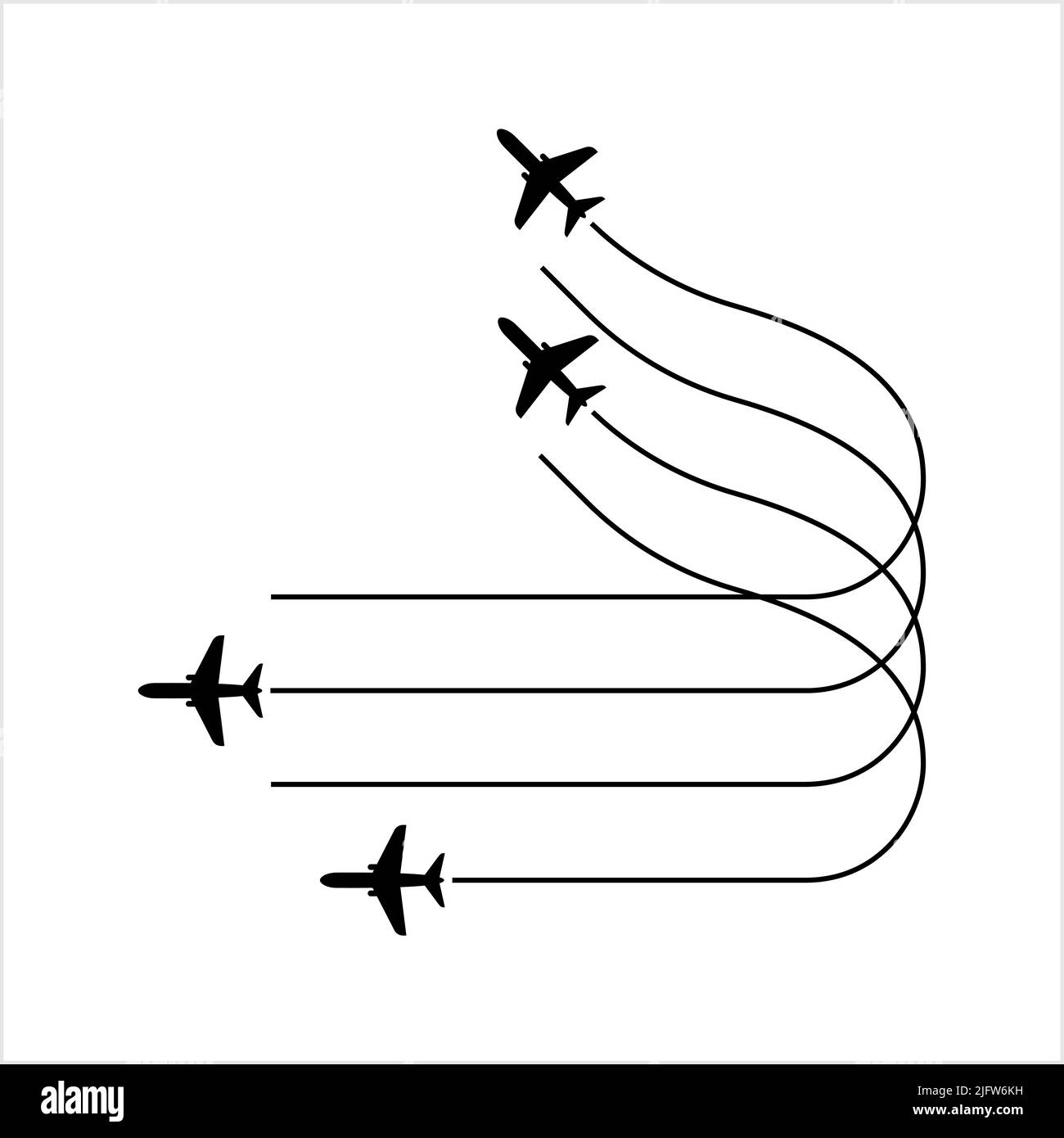 Airplane Flying Formation, Air Show Display, The Disciplined Flight ...